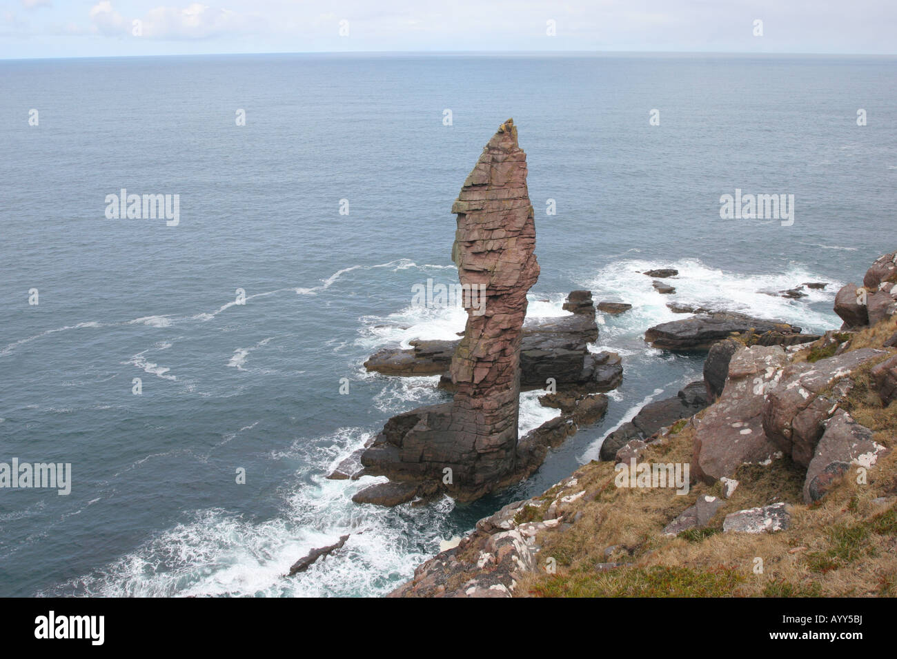 The Old Man of Stoer Sea Stack Sutherland West Coast of Scotland Stock ...