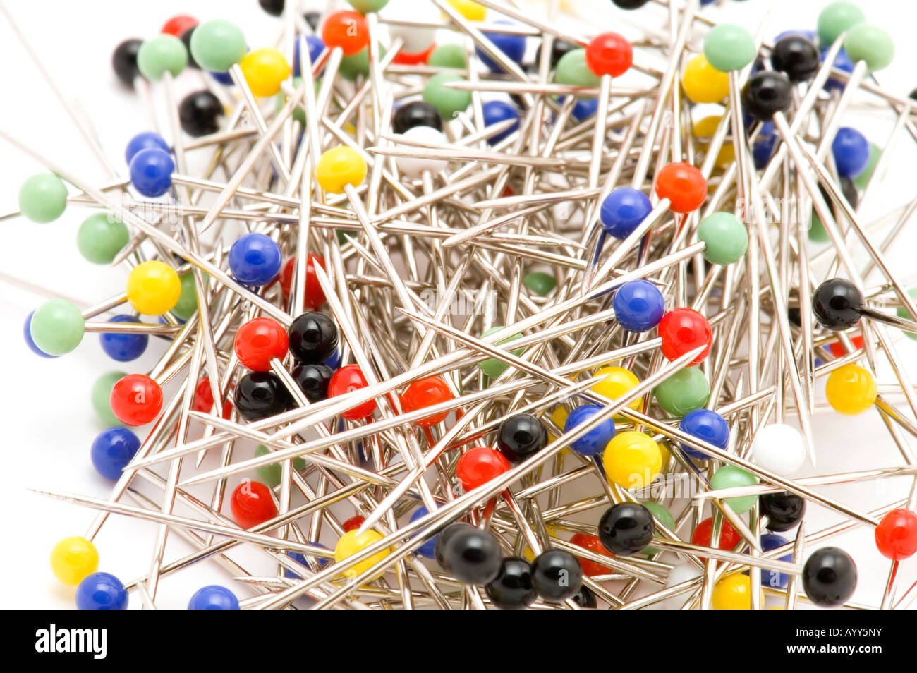 object on white tool sewing pin Stock Photo - Alamy