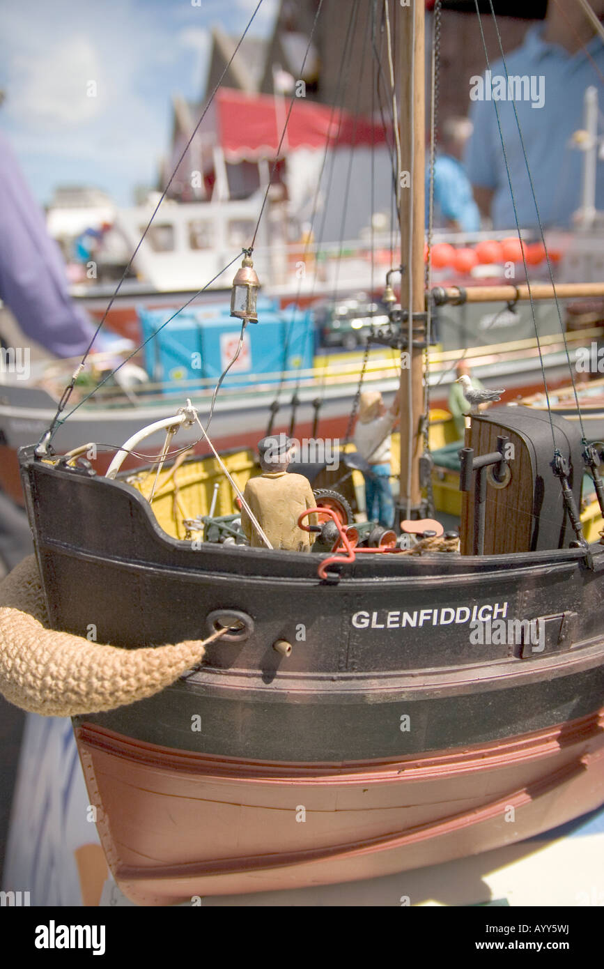 model boats on display at seaside festival Jersey Channel Islands Stock ...