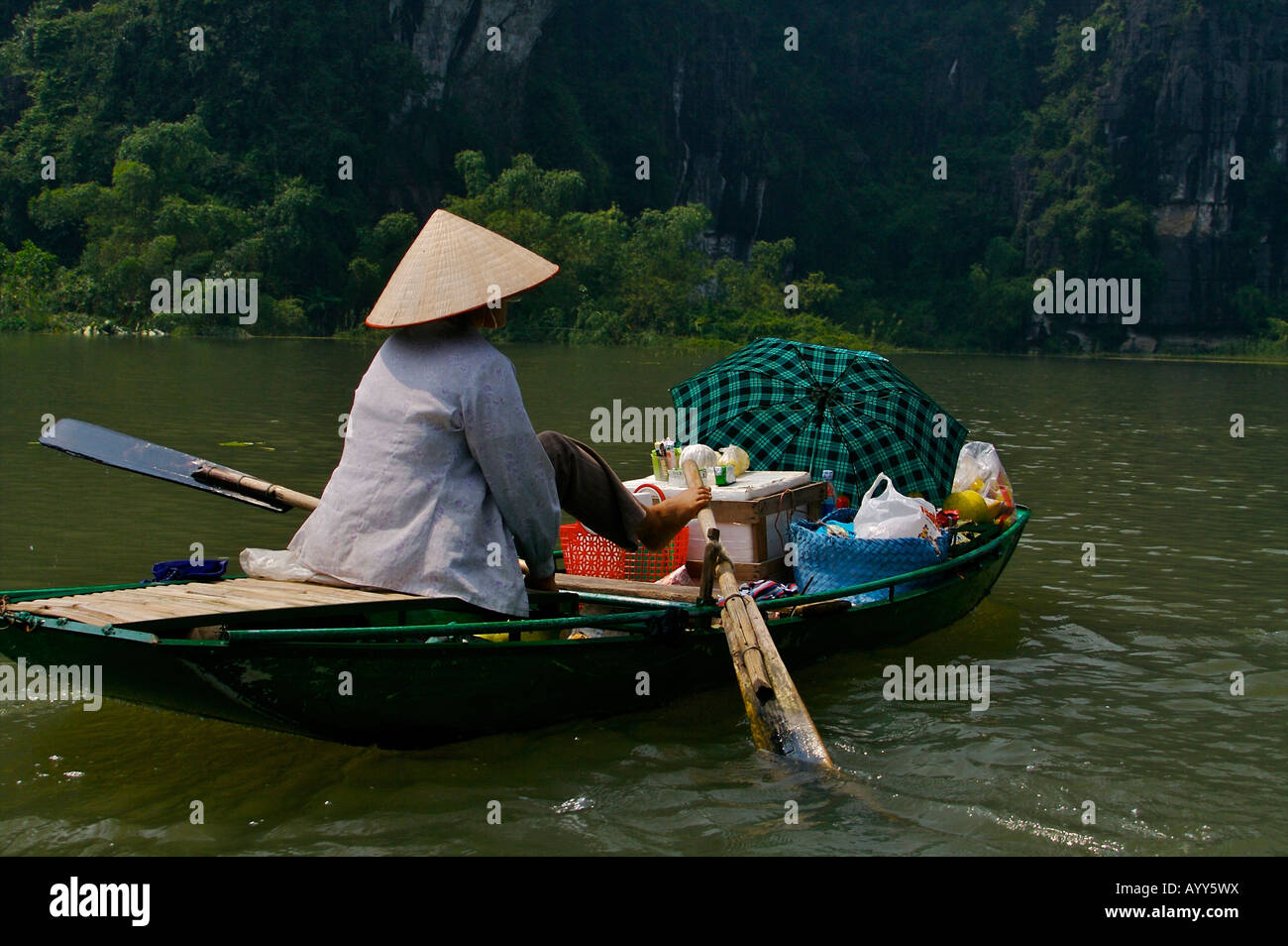Hoang Long River Tam Coc Ninh Binh Province Stock Photo - Alamy