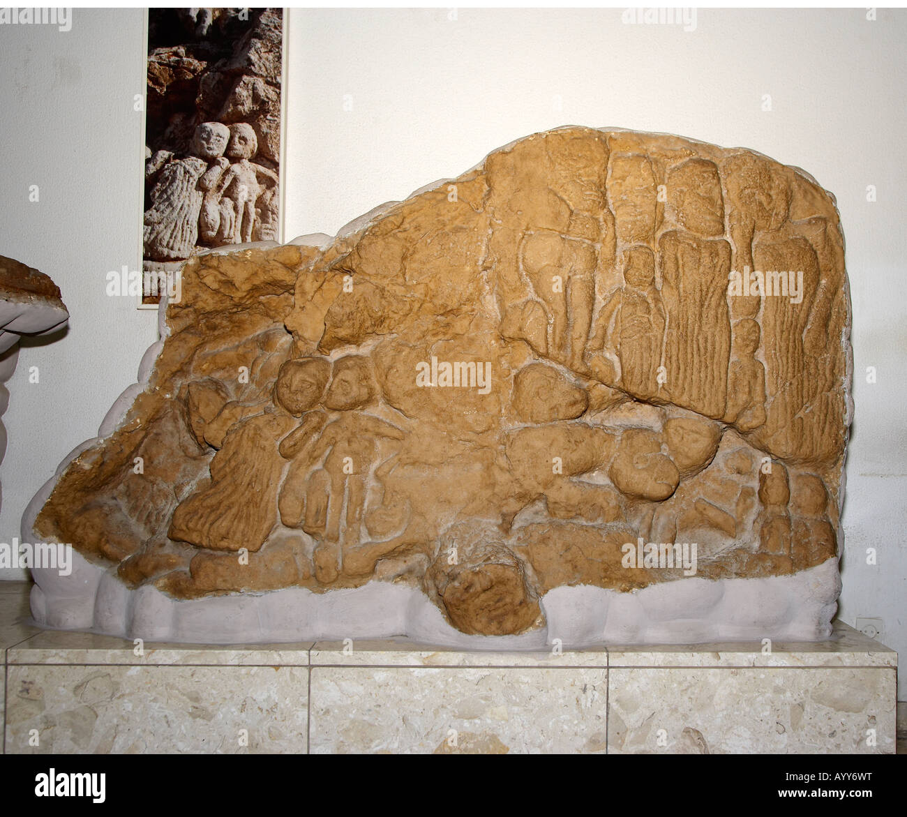 Neolithic Carving at the Jamahiriya Museum, Tripoli, Libya, North ...