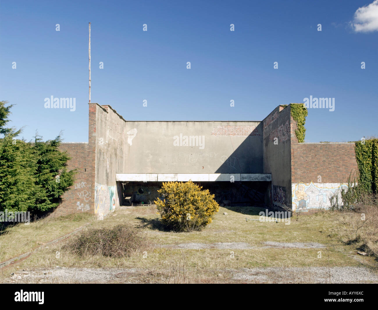Disused Second World War firing range Stock Photo - Alamy