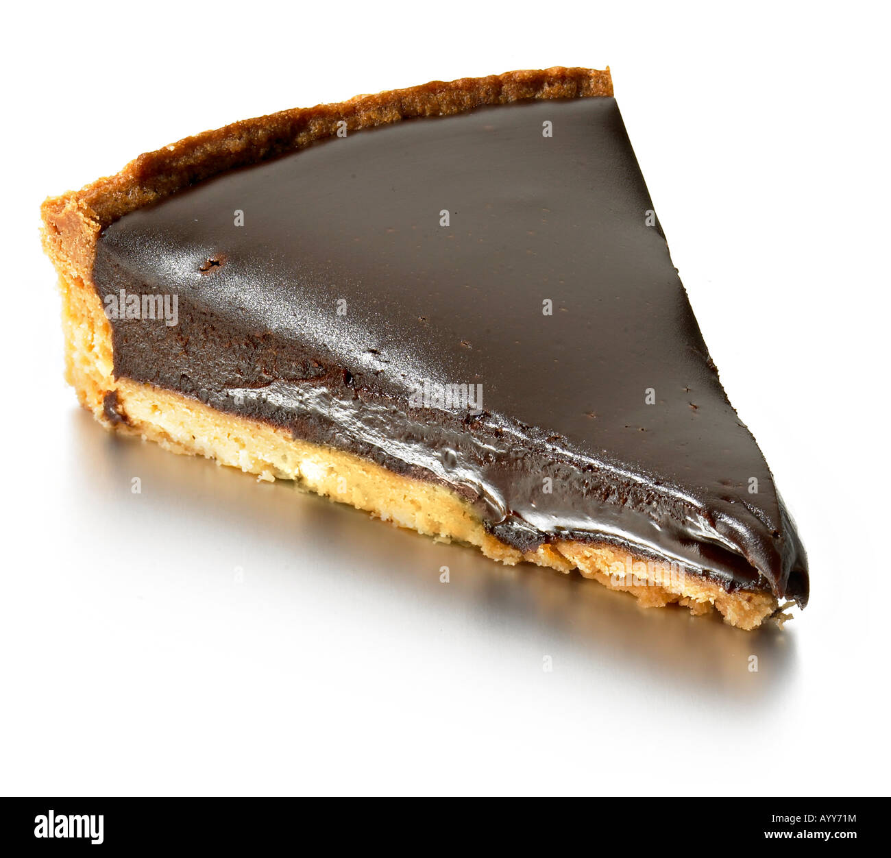 slice of chocolate tort tart Stock Photo - Alamy