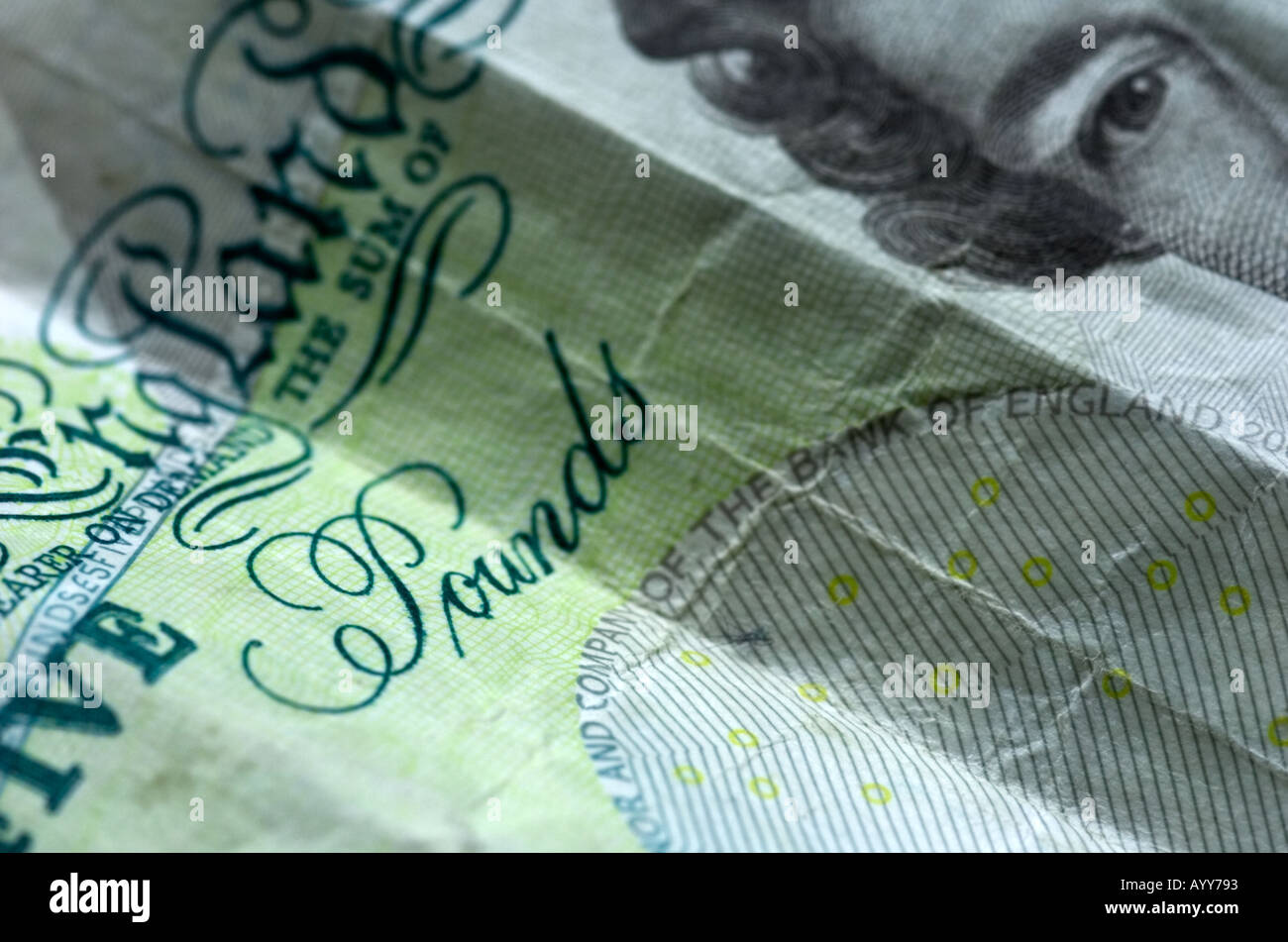 Five pound note Stock Photo - Alamy