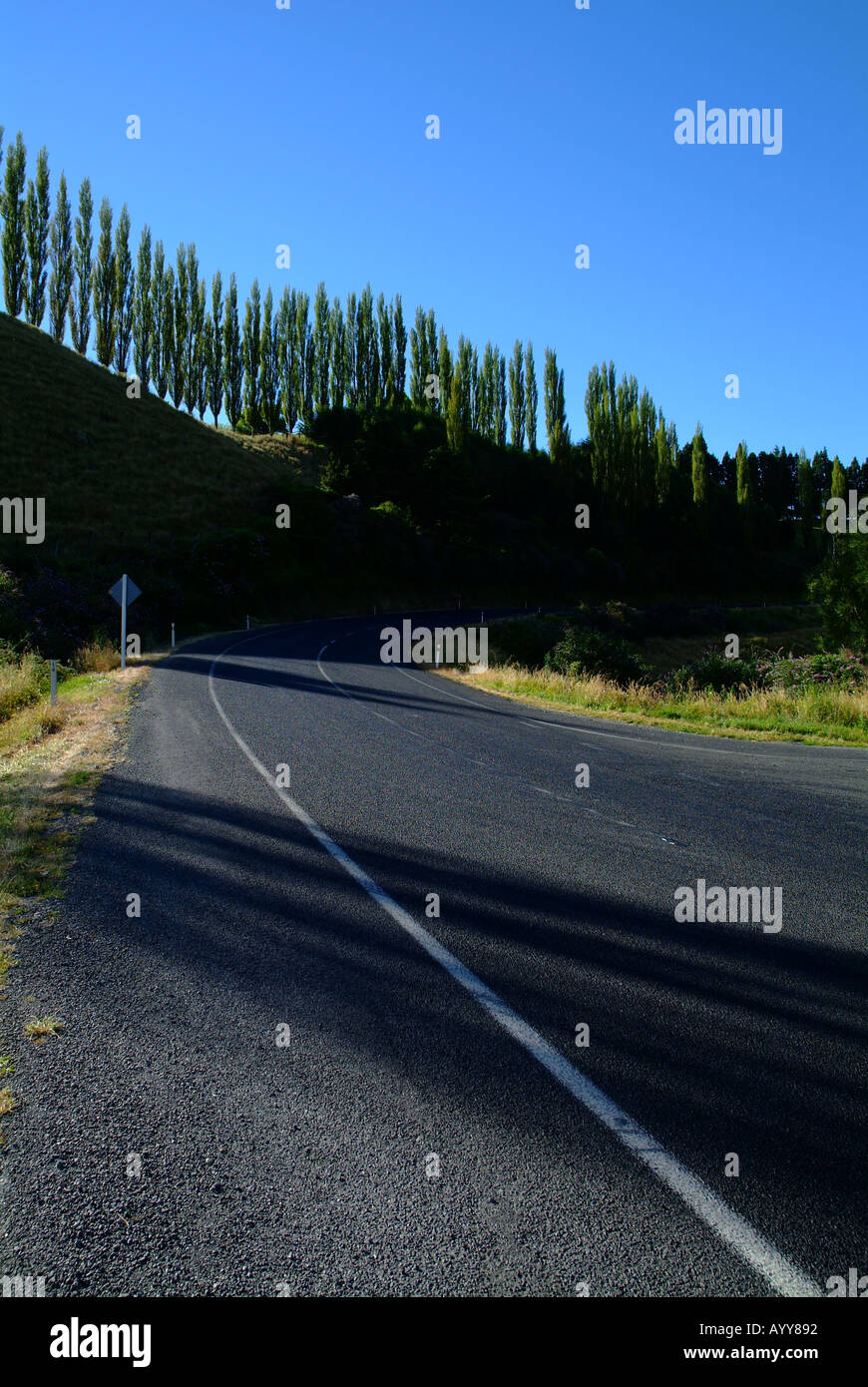 New Zealand Road Stock Photo - Alamy