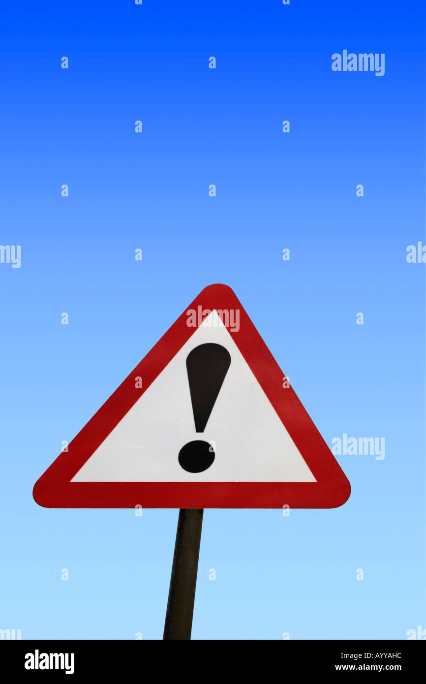 Exclamation mark hazard symbol hi-res stock photography and images - Alamy