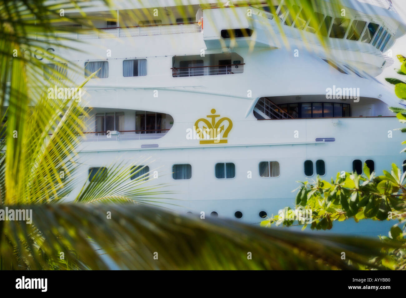 Braemar Cruise Ship Caribbean Stock Photo - Alamy