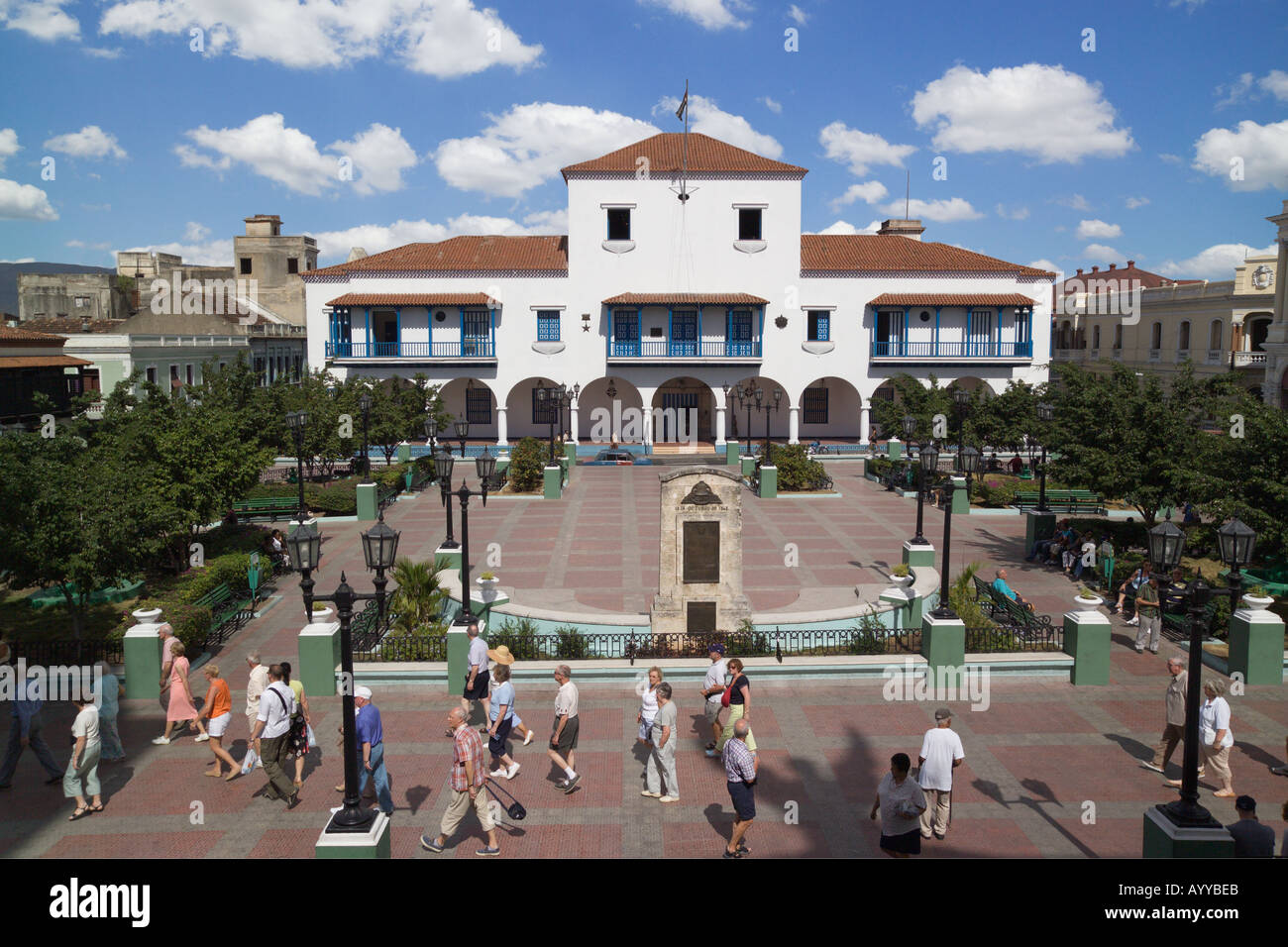 Parque cespedes and town hall hi-res stock photography and images - Alamy