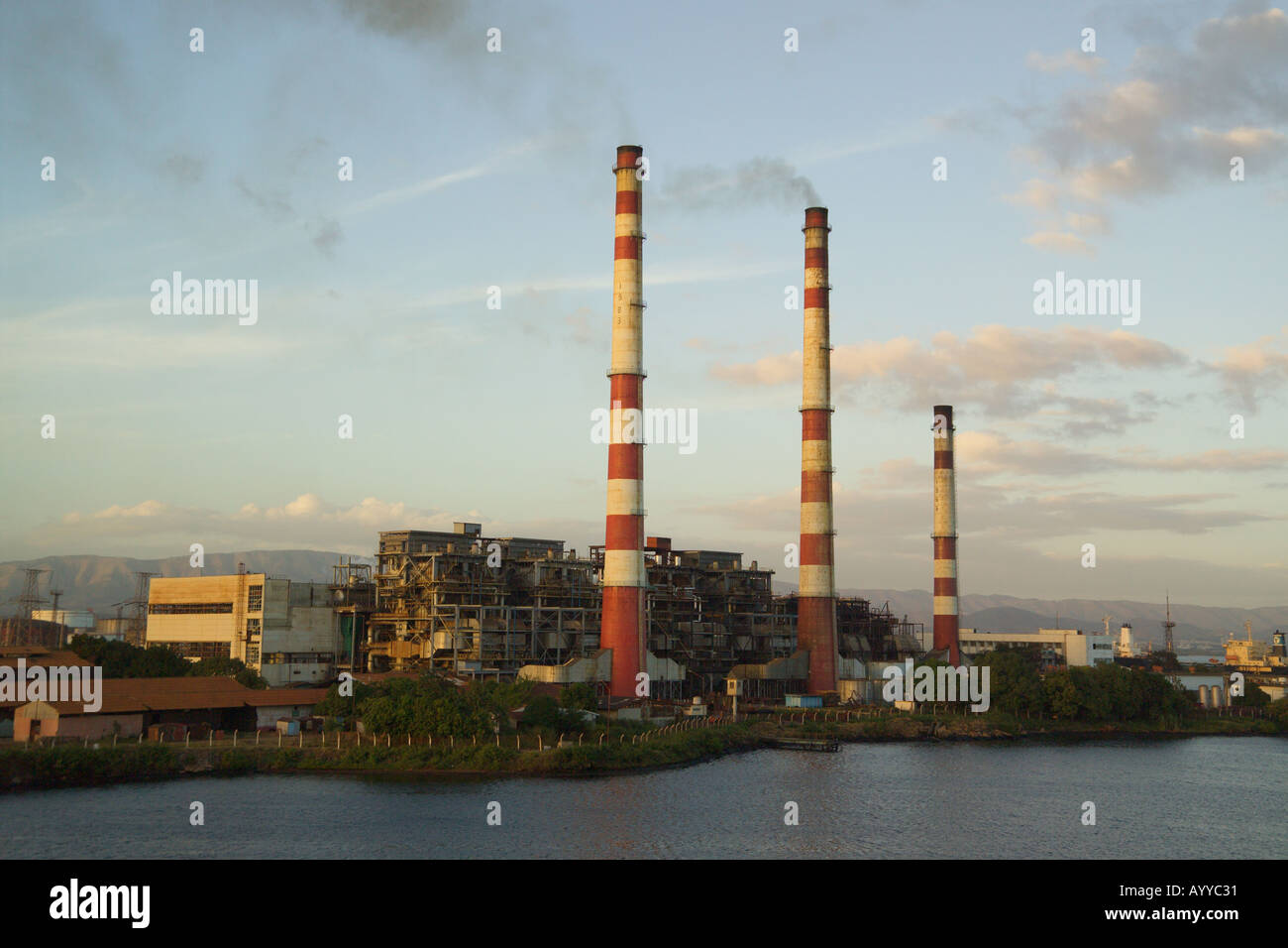 Oil Fired Power Station Santiago de Cuba Cuba Caribbean Stock Photo - Alamy