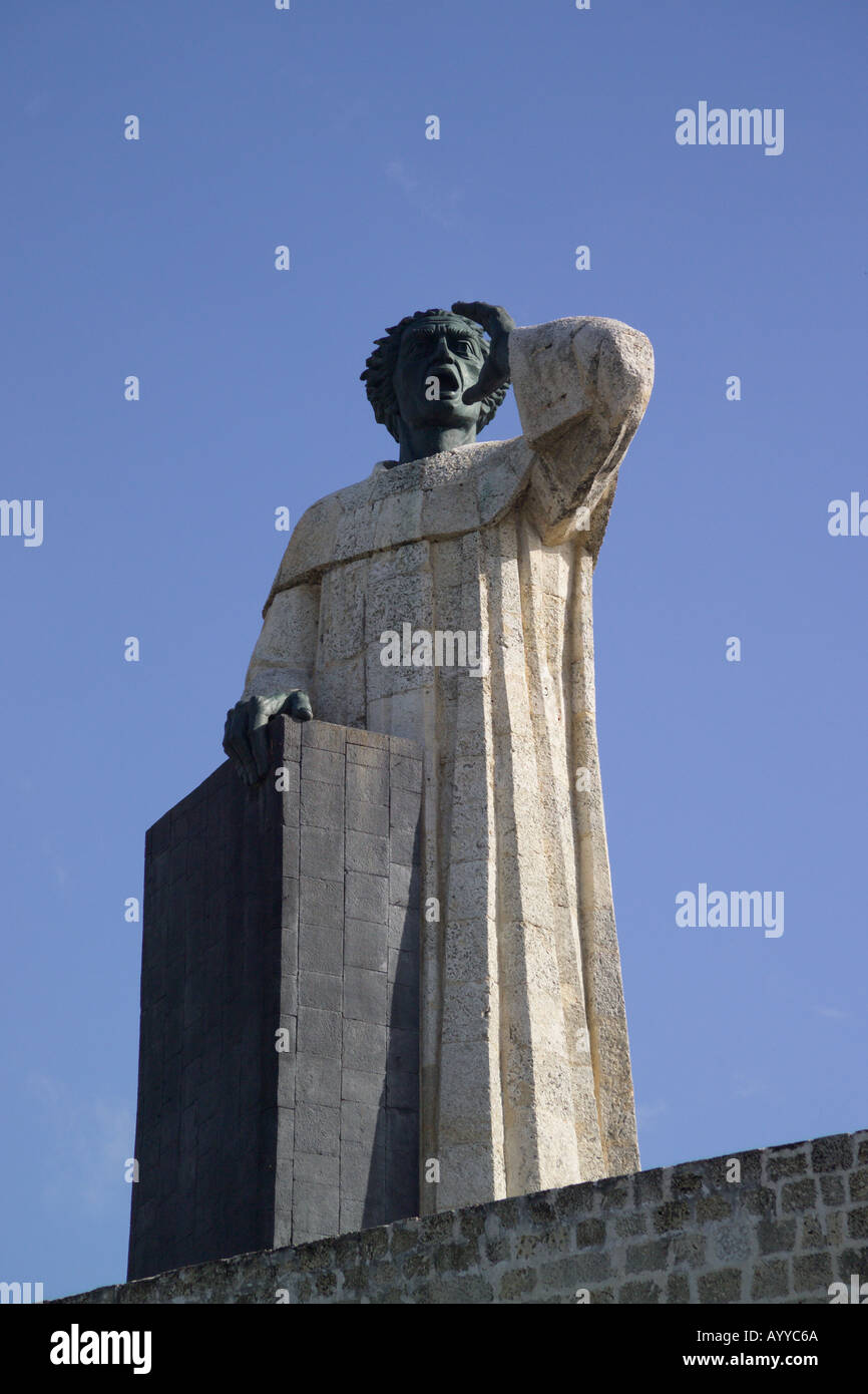 Statue of Friar Anton Montesino "Santo Domingo" Dominican Republic ...