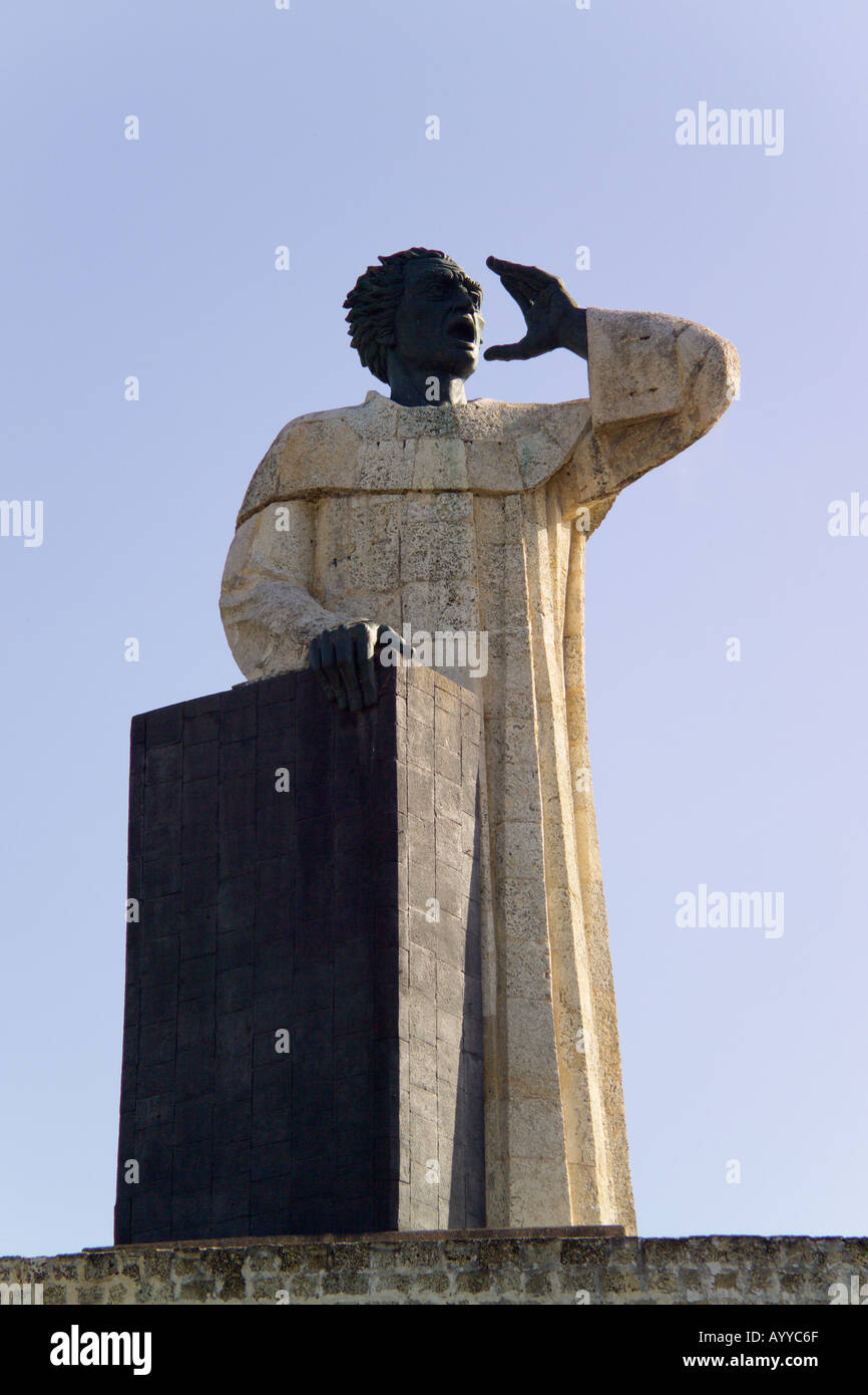 Statue of Friar Anton Montesino "Santo Domingo" Dominican Republic ...