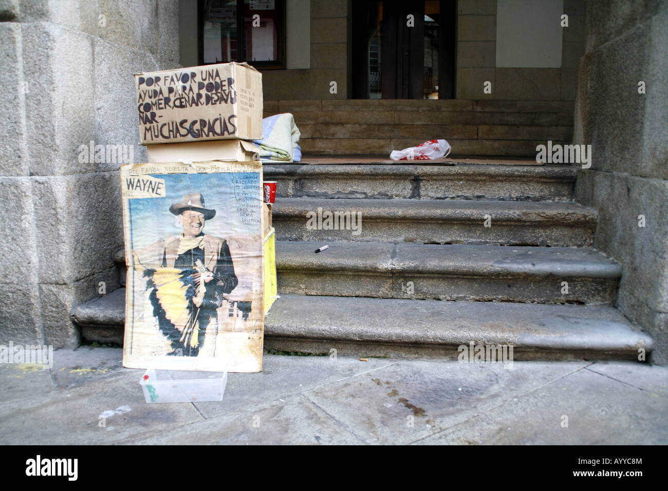Homeless man spain hi-res stock photography and images - Alamy