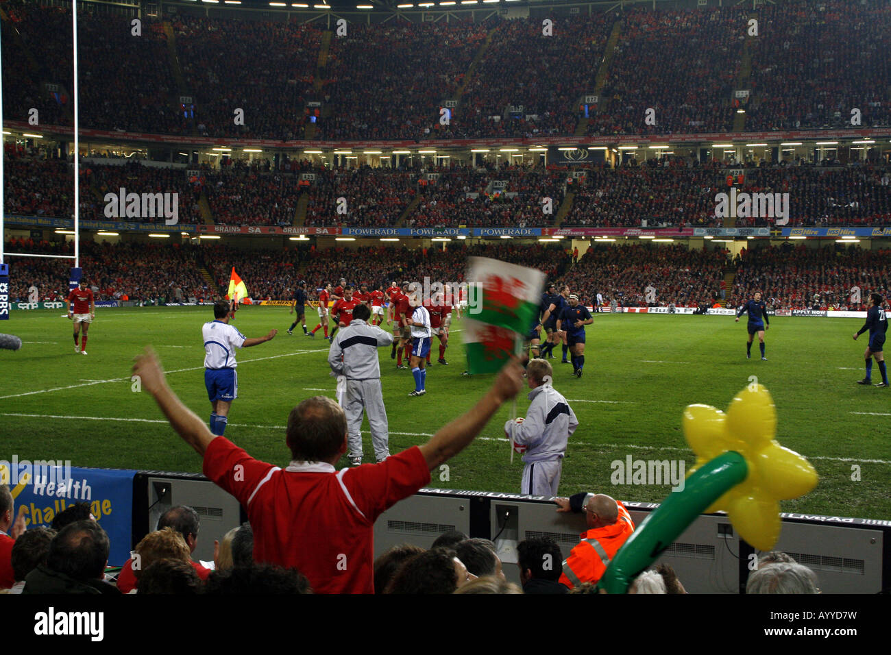 Wales v France, Grand Slam victory for the Welsh at the Millenium ...