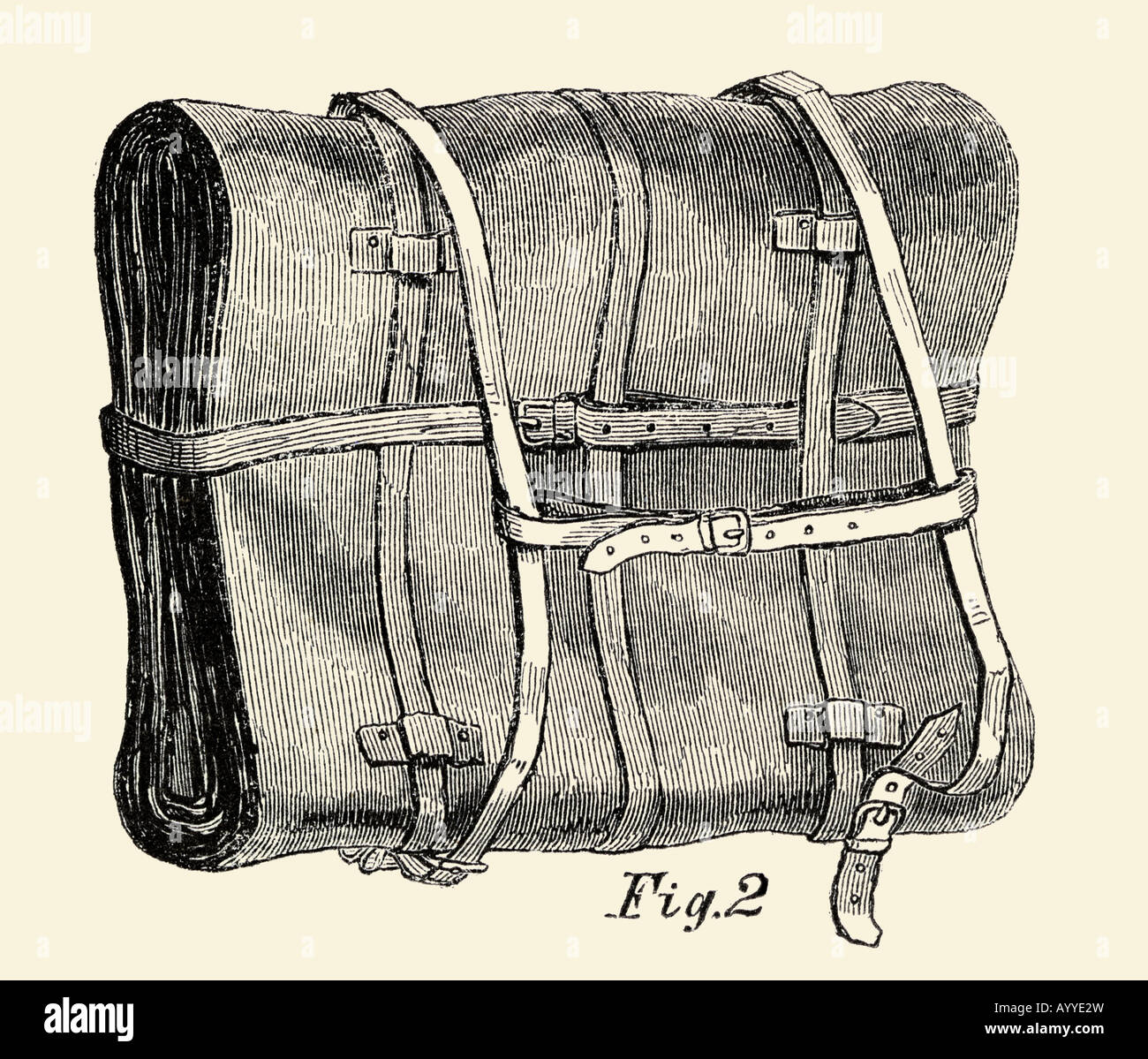 Knapsack drawing hi-res stock photography and images - Alamy