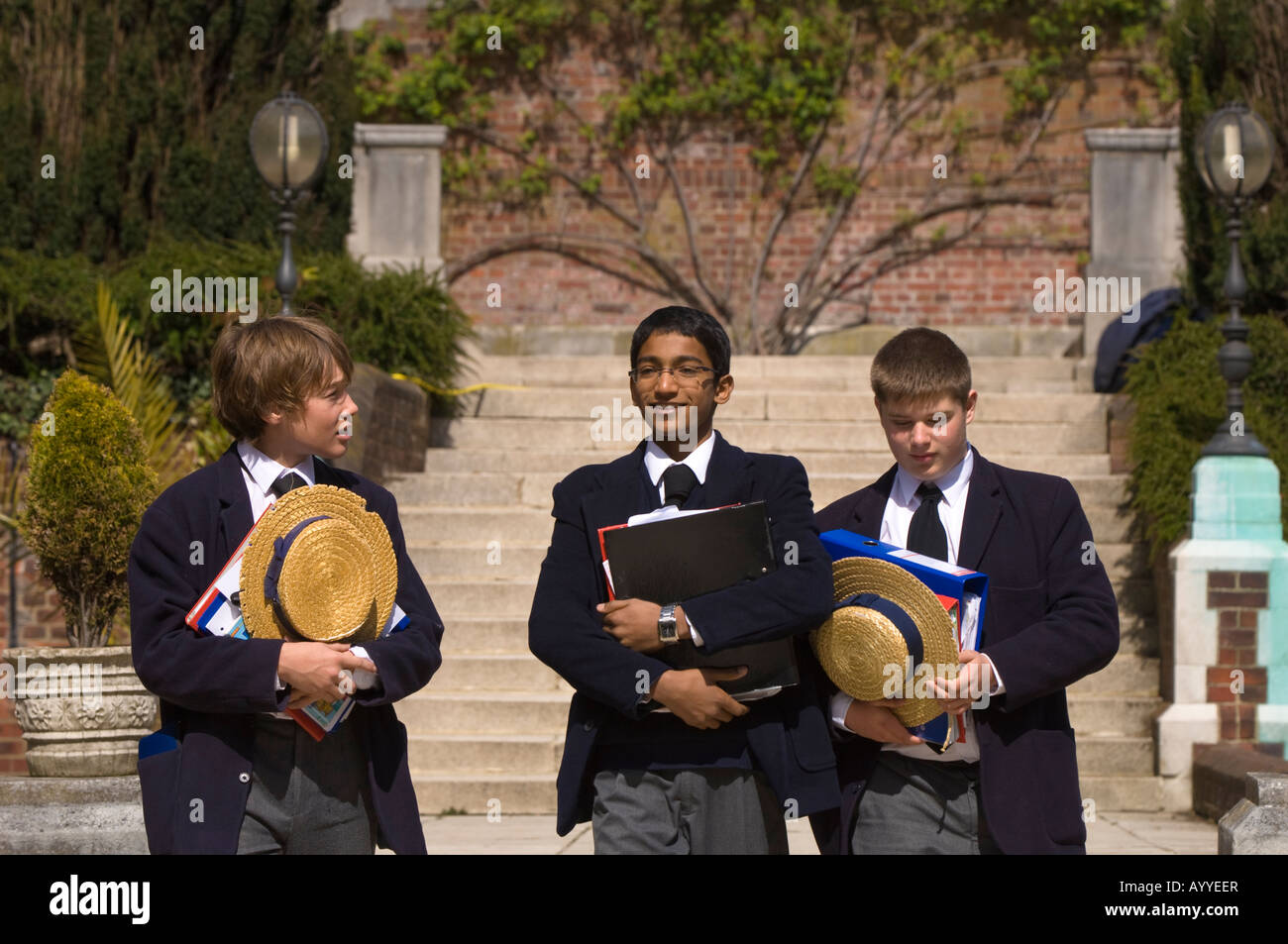 Posh school uk uniform hi-res stock photography and images - Alamy