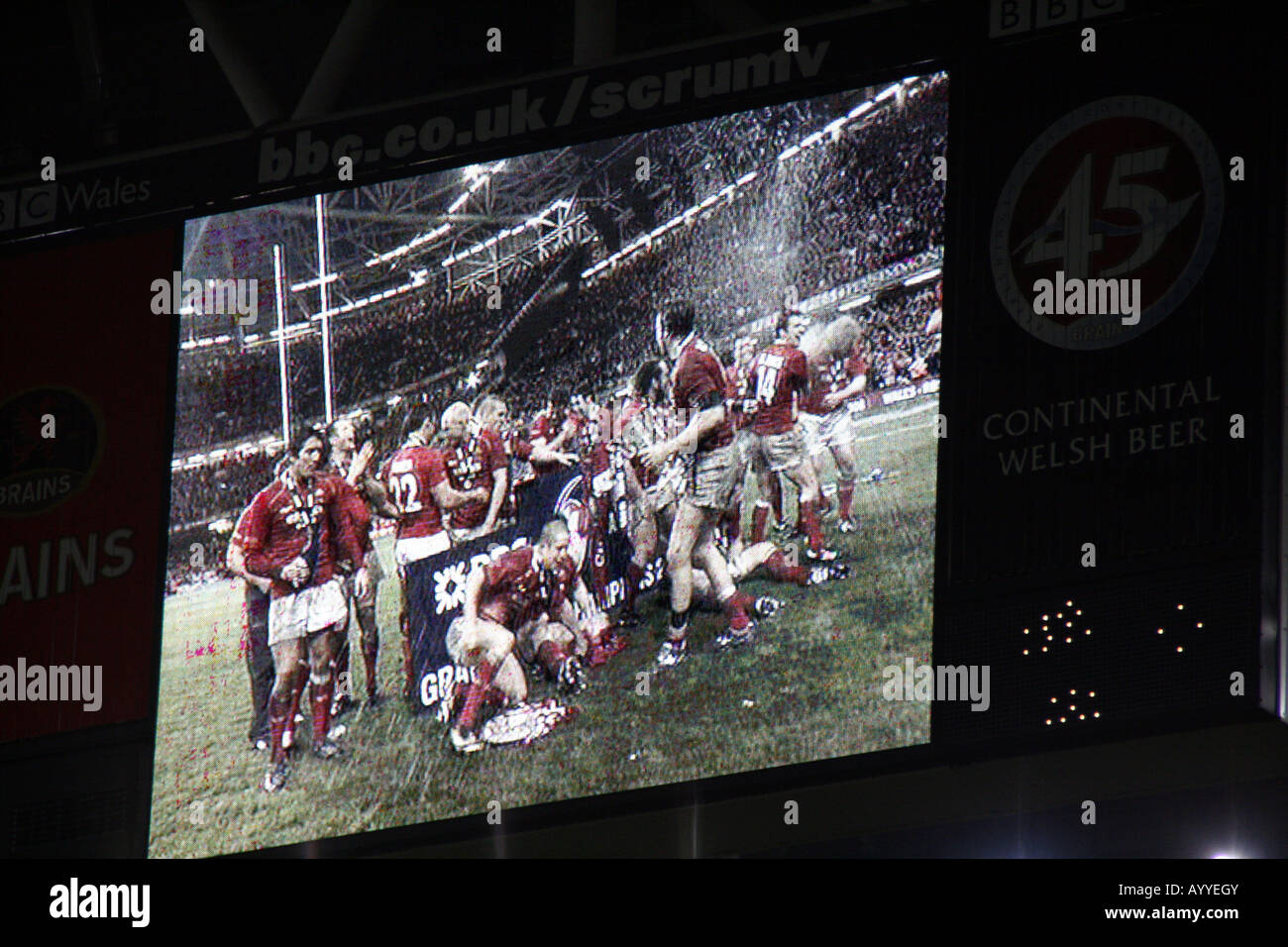 James Hook Wales Grand Slam Rugby High Resolution Stock Photography and ...