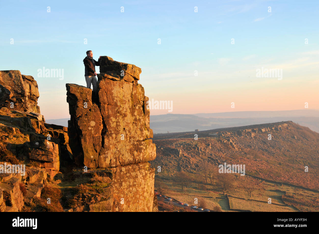 Froggatt edge peak district hi-res stock photography and images - Alamy