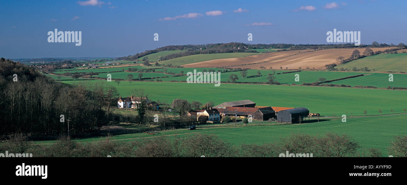 Lamsey Farm Upper Gade Valley Bucks Beds Borders Stock Photo - Alamy