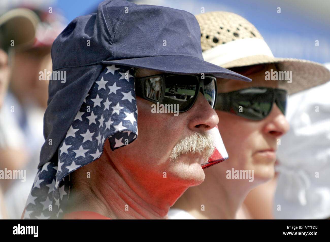 Skin cancer protection with hats hi-res stock photography and images ...
