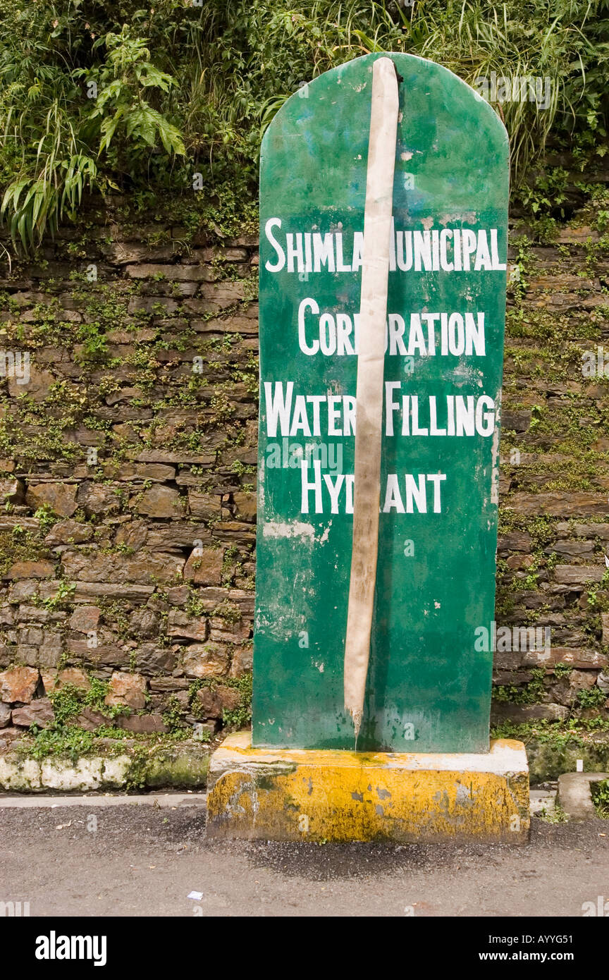 Shimla Municipal Corporation Water Filling Hydrant for local Fire ...