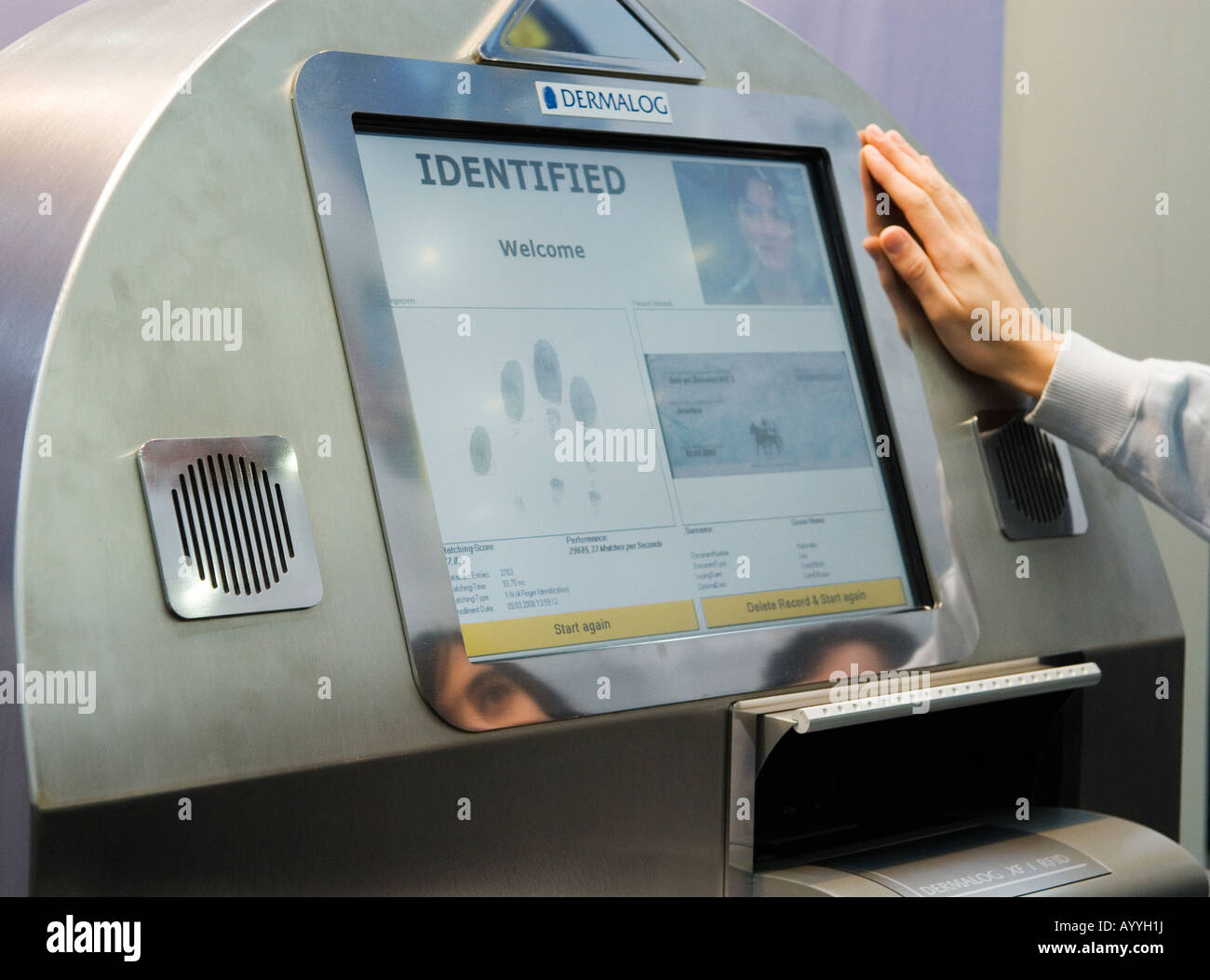 Fingerprint scanner hi-res stock photography and images - Alamy