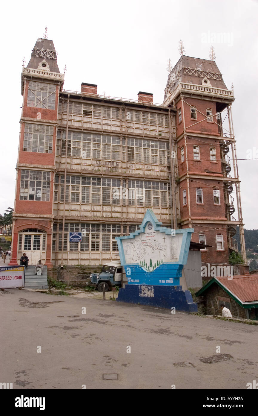 Railway board building shimla hi-res stock photography and images - Alamy
