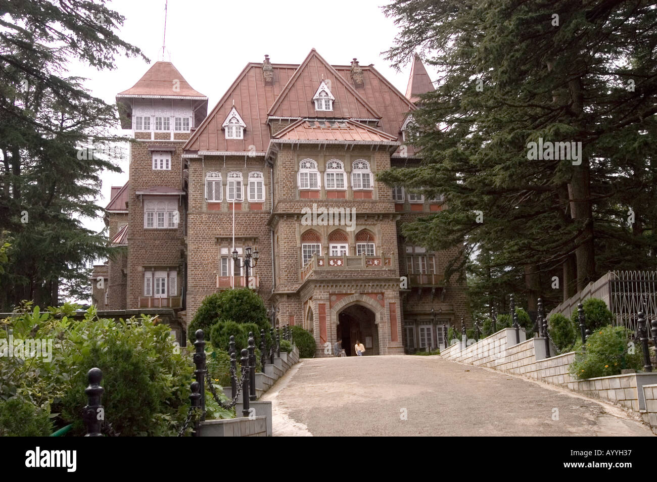 Gorton Castle new Gothic structure Sir Swinton Jacob architect Shimla ...
