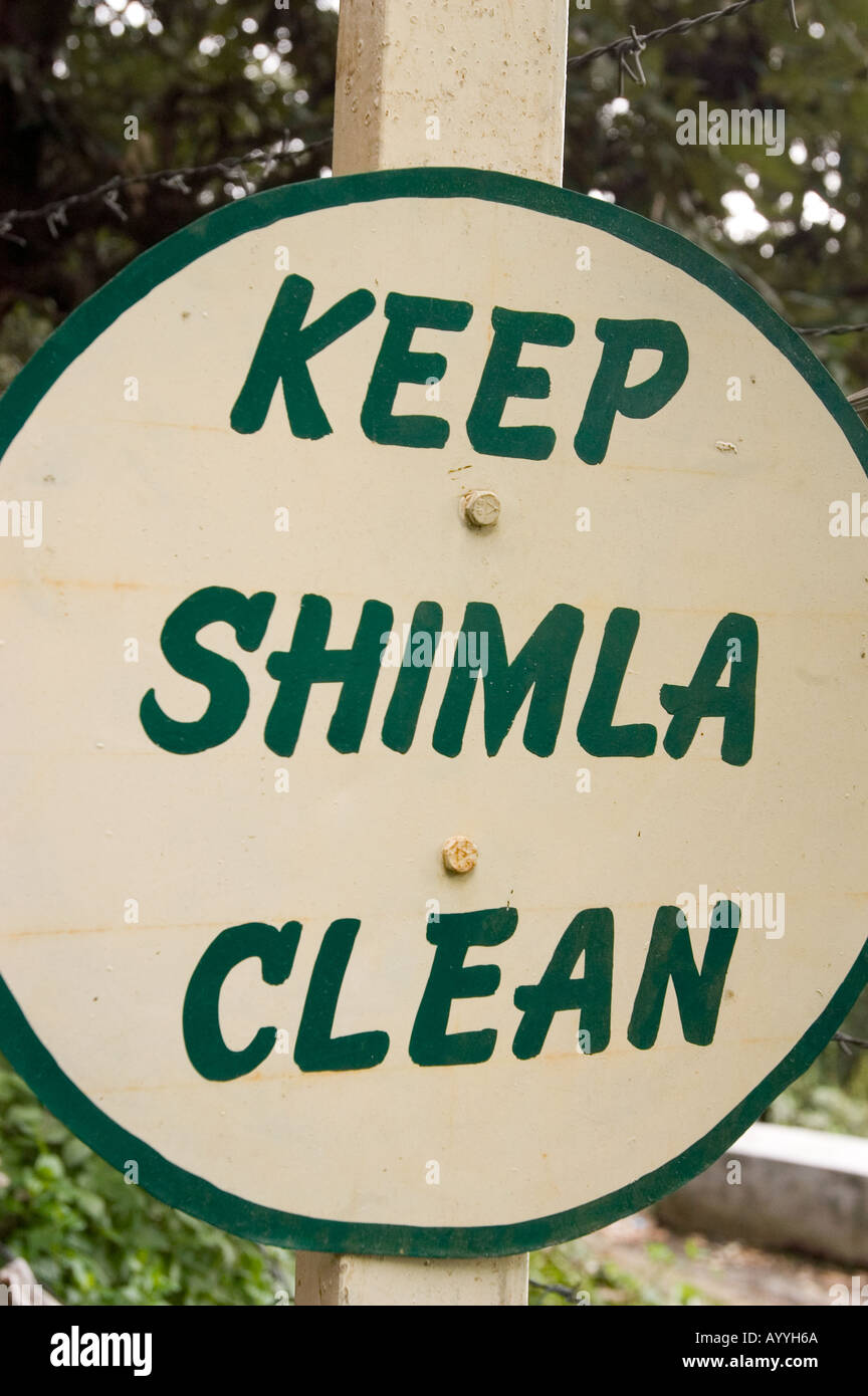 Shimla sign hi-res stock photography and images - Alamy