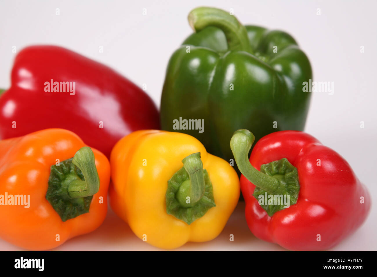 Coloured Bell peppers Stock Photo - Alamy