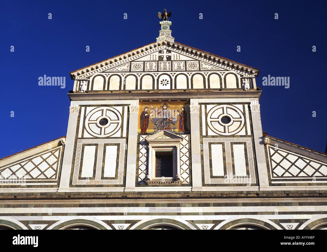San Miniato al Monte church Oltrarno Florence Firenze Tuscany Italy ...