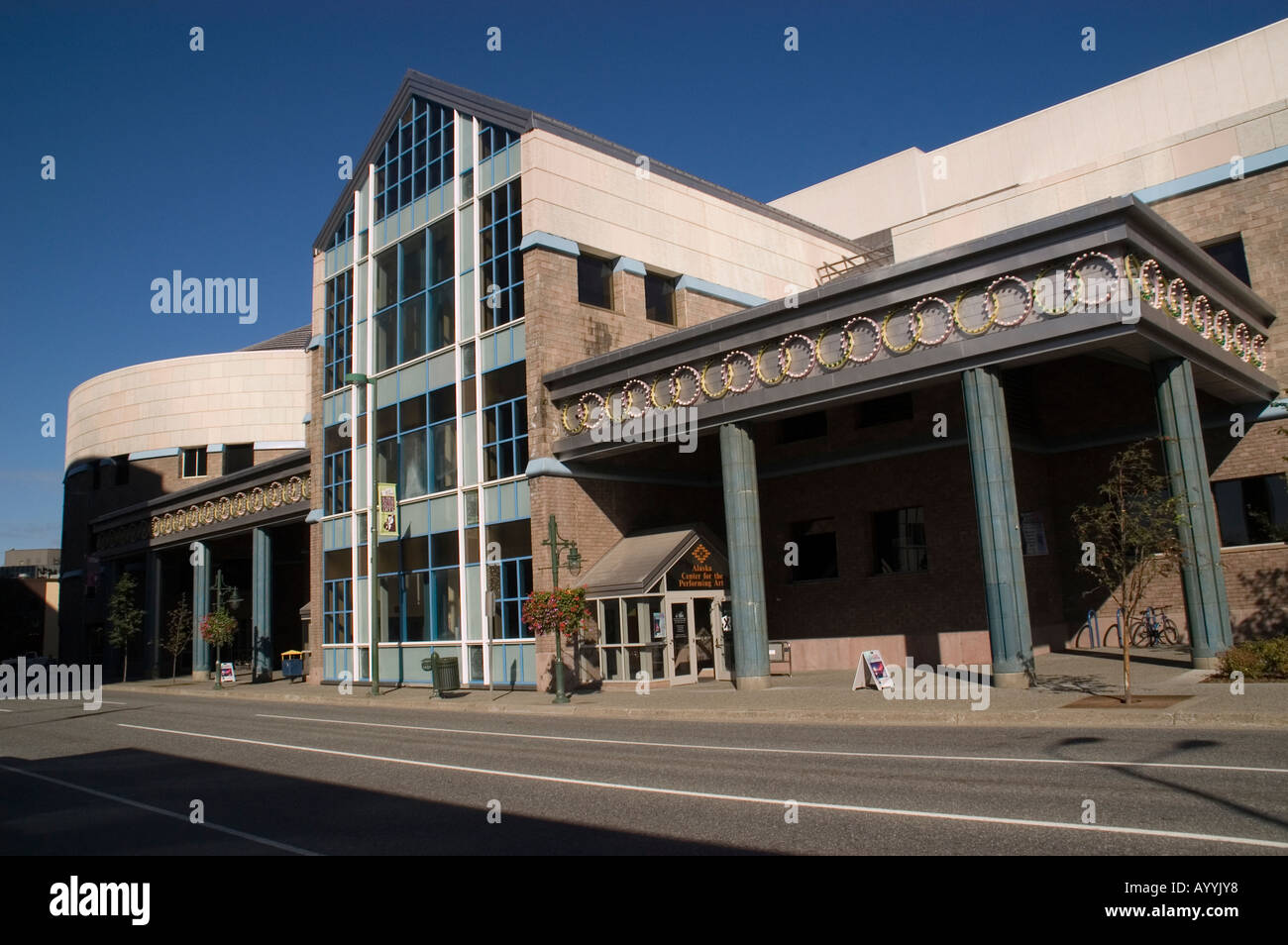 Alaska Center for the Performing Arts Anchorage Alaska Stock Photo - Alamy
