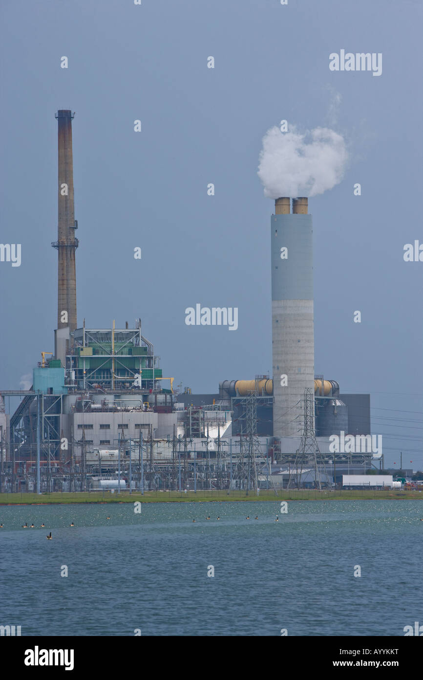Progress Energy Power Plant in Asheville, North Carolina, U.S.A. at a ...