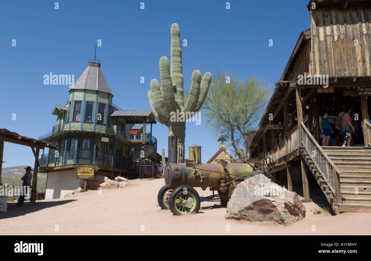 Goldfield Ghost Town Arizona USA Stock Photo - Alamy