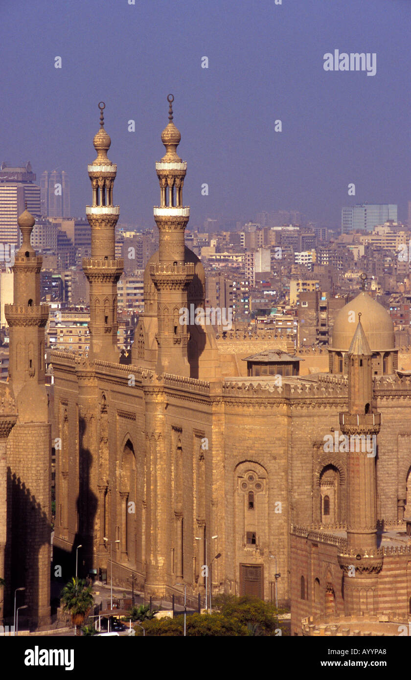 Mosque Madrassa of Sultan Hassan and Al Rifai mosque seen from the ...