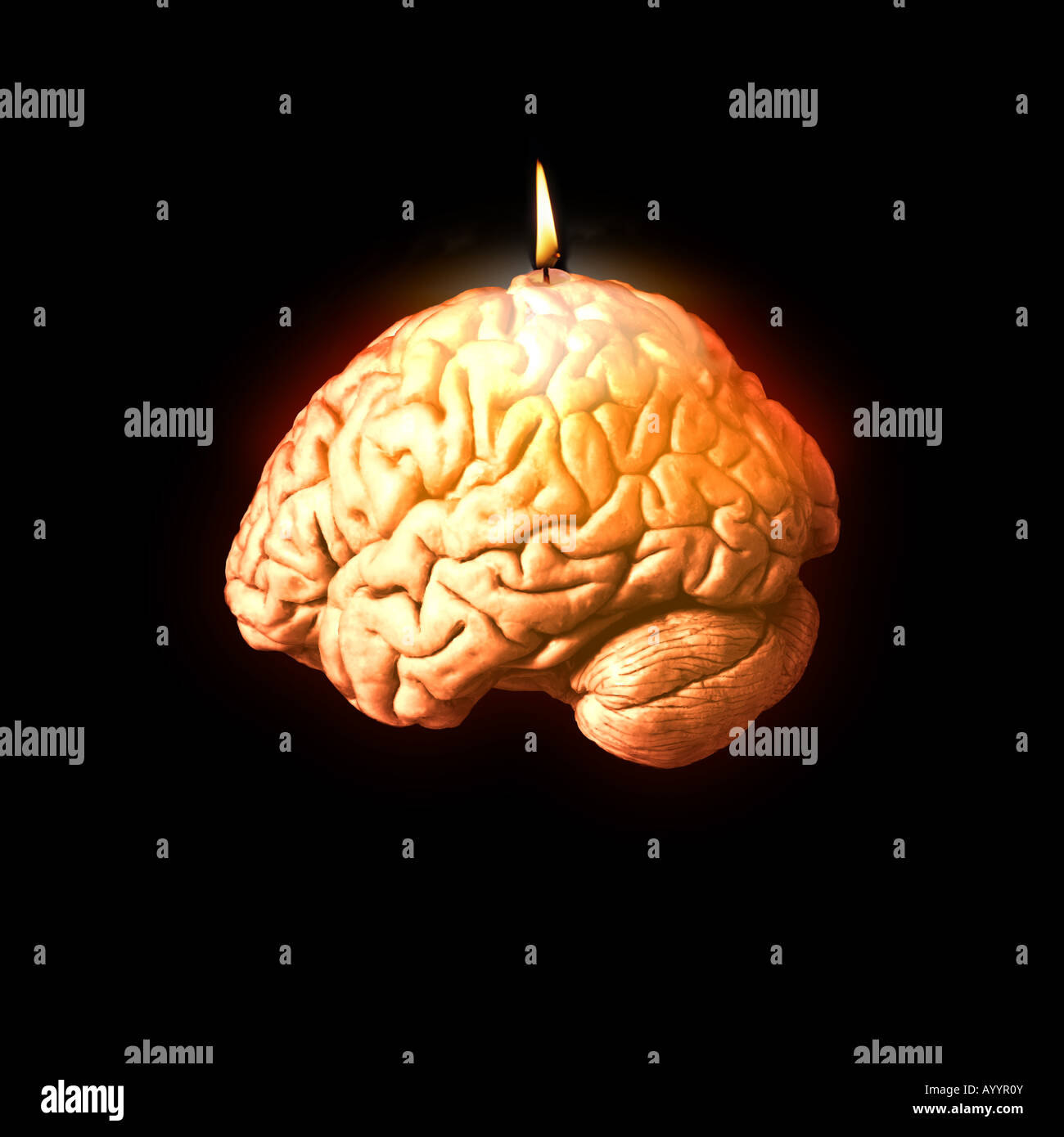 Lit up brain hi-res stock photography and images - Alamy
