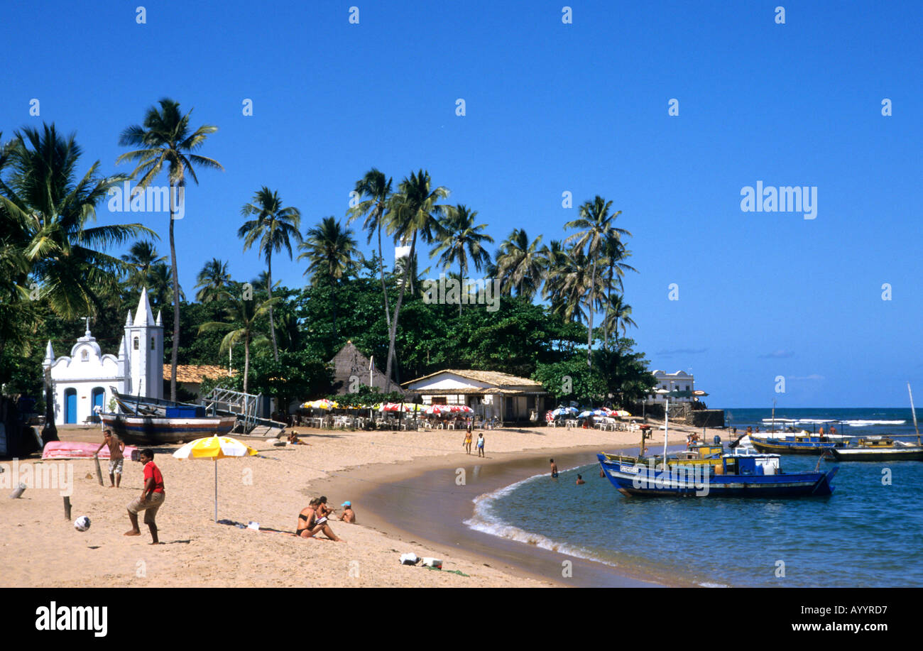 Bahia Brazil Brazilian Sea Beach Bahia coast blue Stock Photo - Alamy
