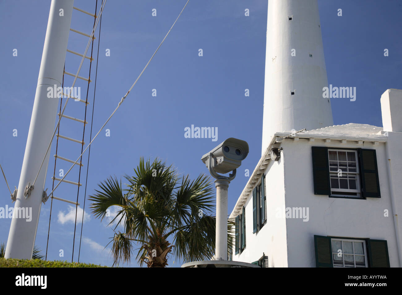 Gibbs Hill lighthouse Bermuda Stock Photo - Alamy