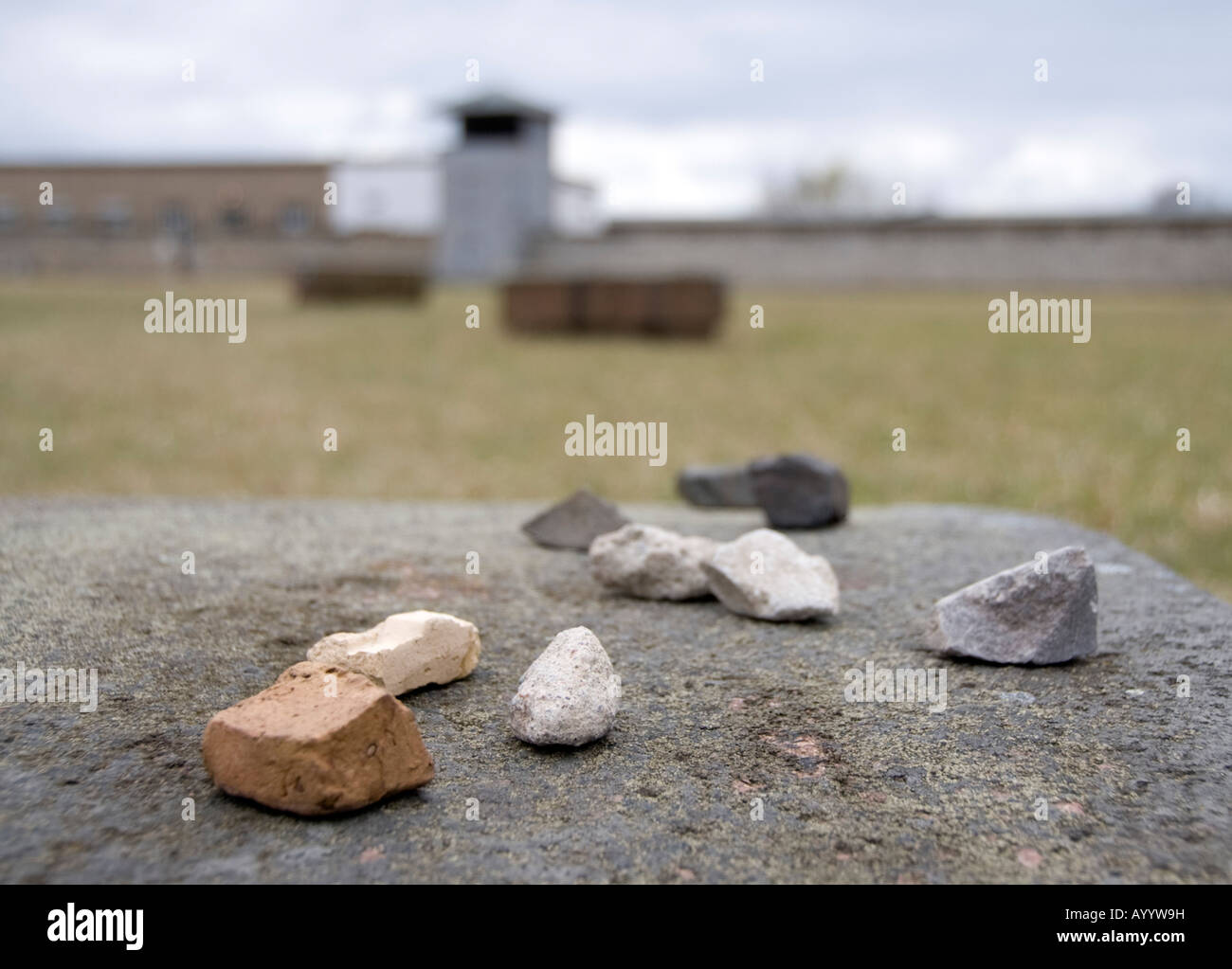 Stones place on memorial for Jewish victims at Sachsenhausen ...