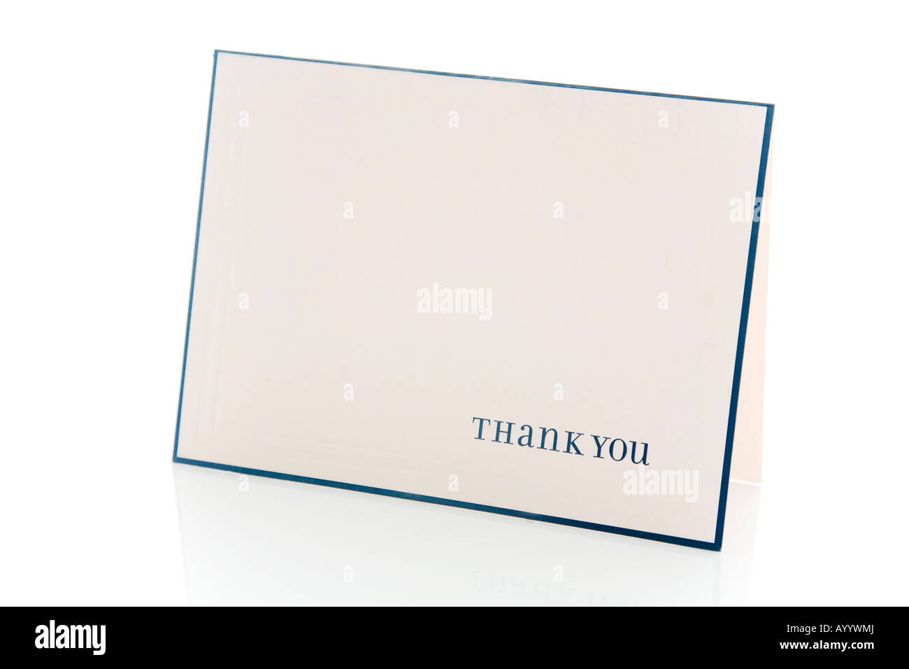 Thank You Card Stock Photo - Alamy
