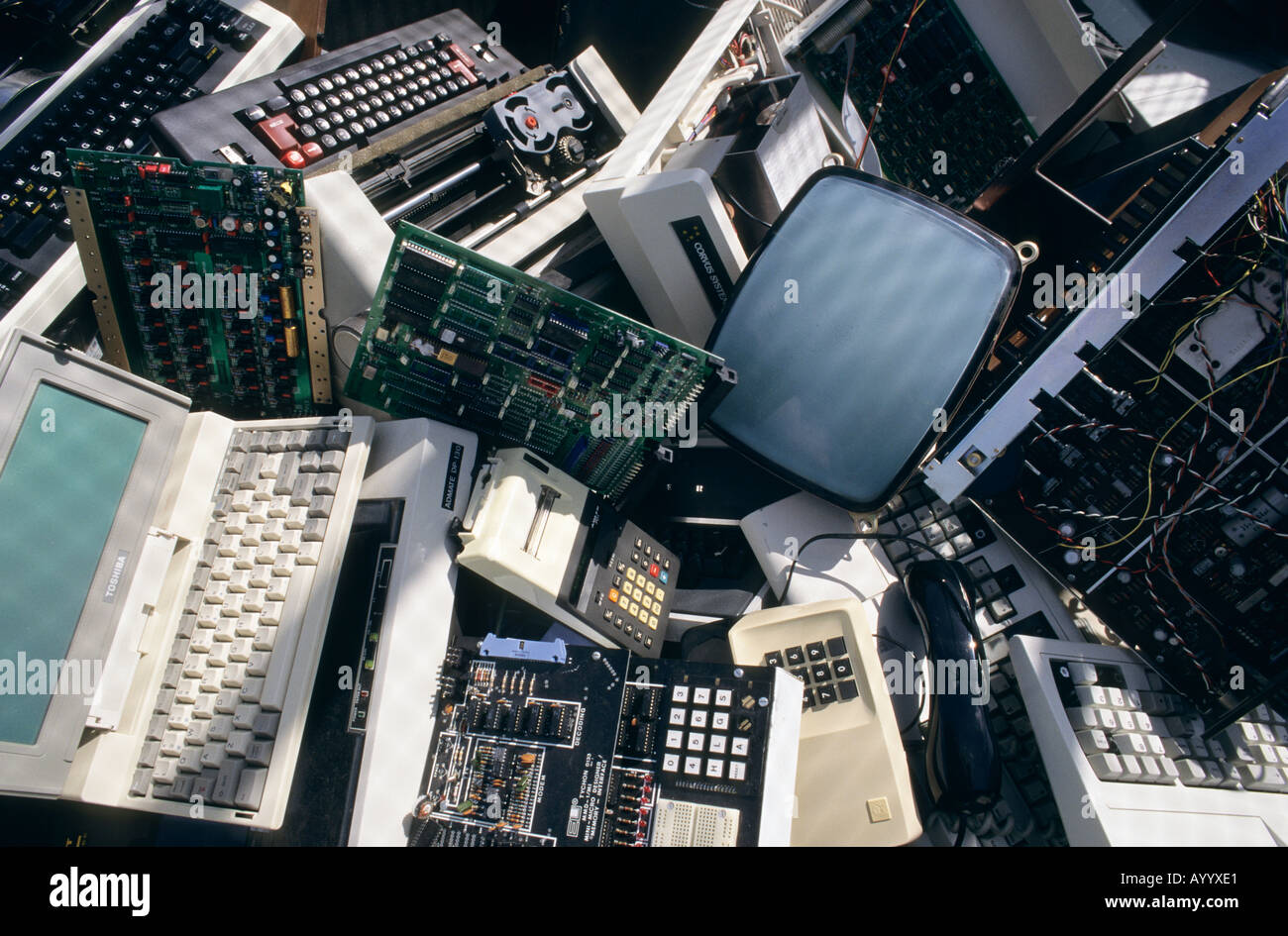Tech garbage heap hi-res stock photography and images - Alamy
