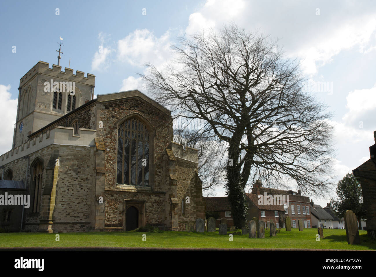 The village church Toddington Bedfordshire UK Stock Photo - Alamy