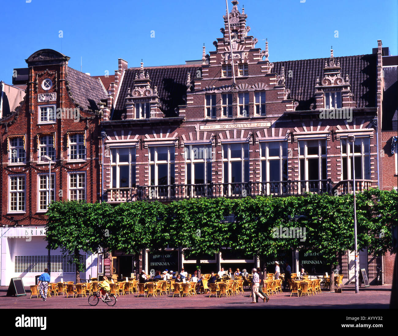 Netherlands Haarlem Grote Markt Stock Photo - Alamy