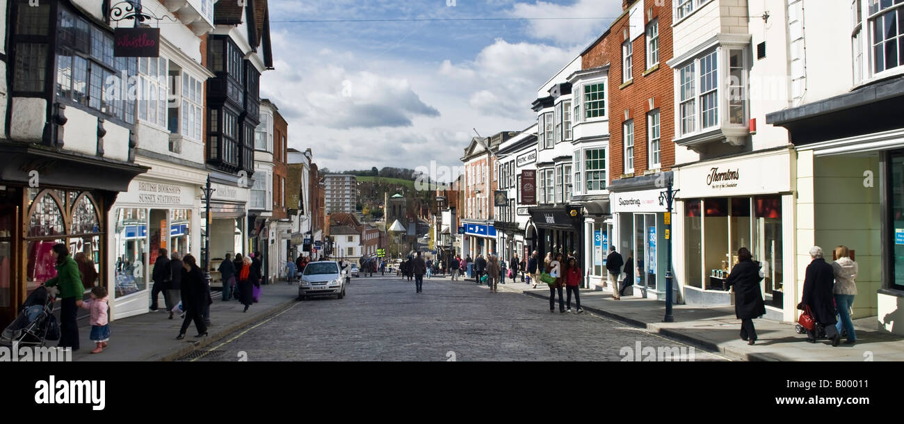 Guildford high street Surrey England UK Stock Photo - Alamy