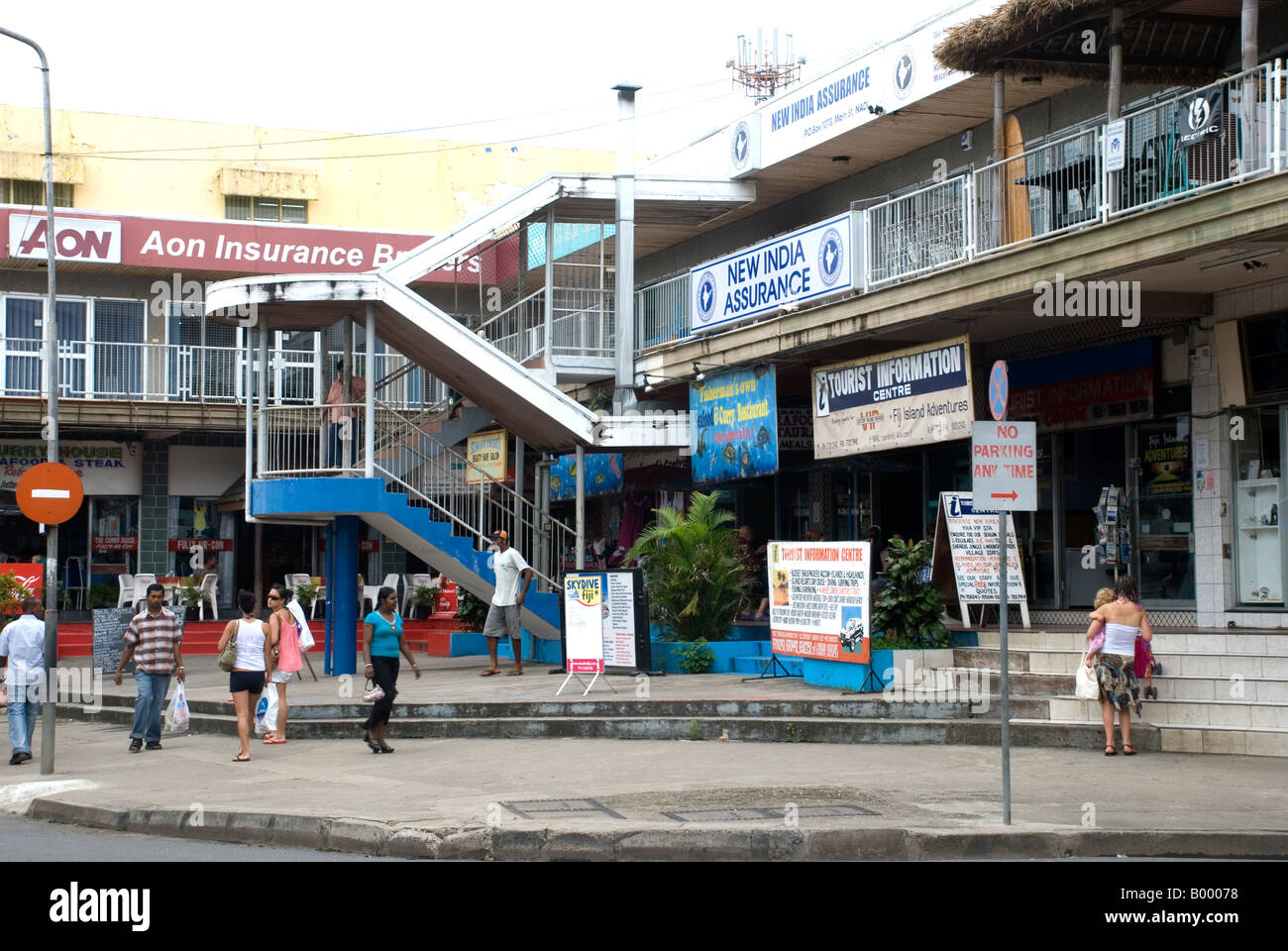 fiji nadi street scene Stock Photo - Alamy