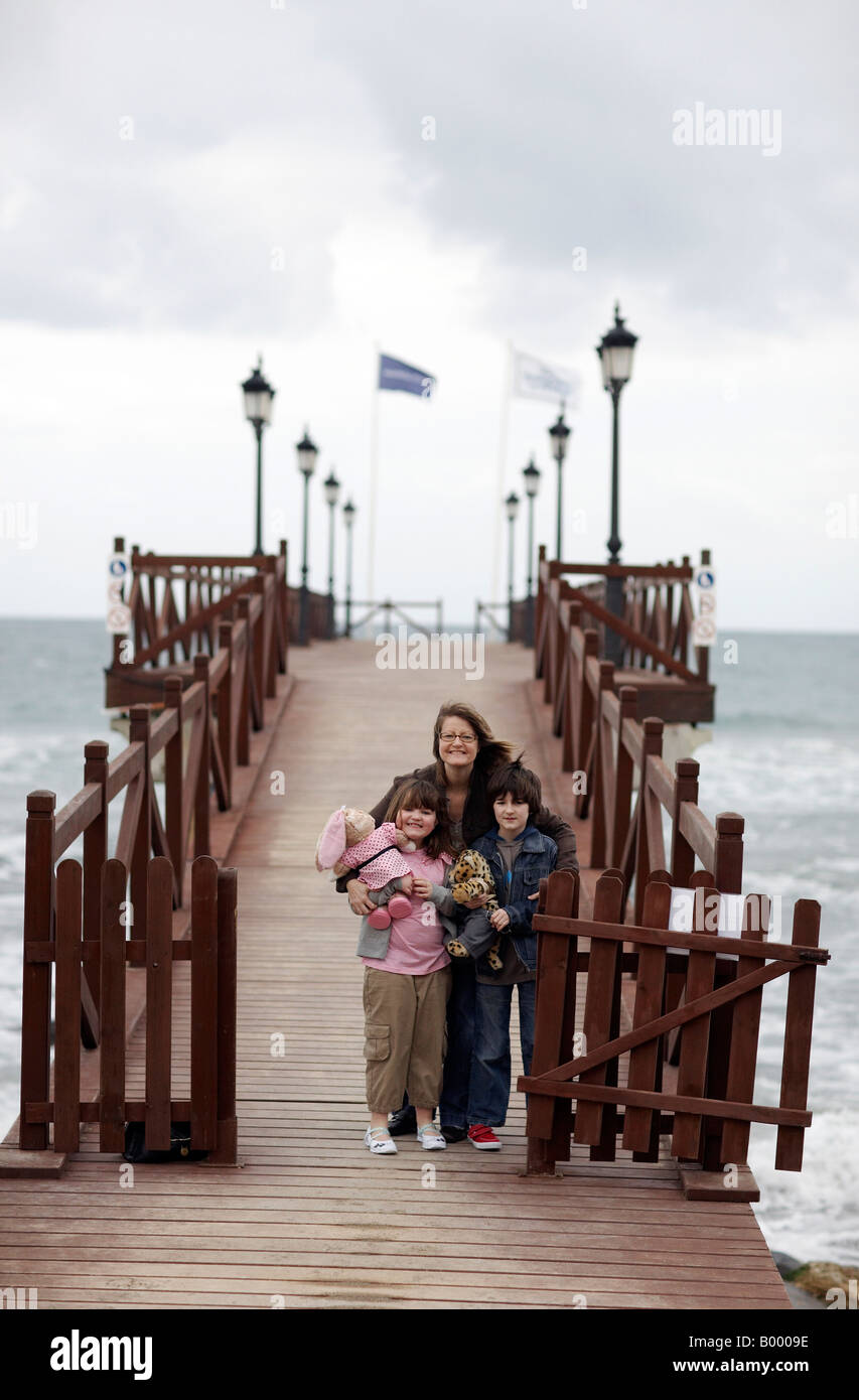 Simple wooden jetty hi-res stock photography and images - Alamy