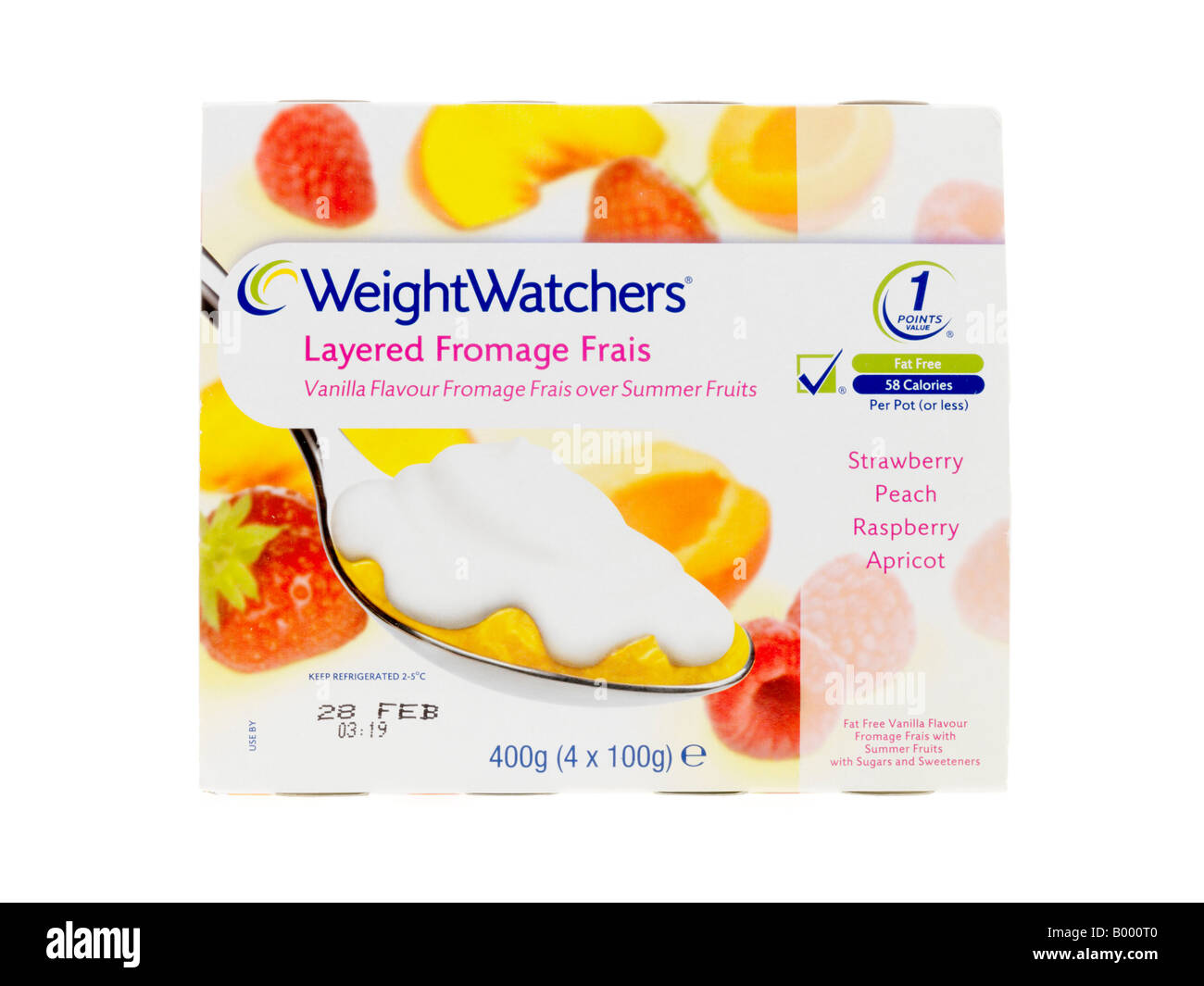 Fruit Fromage Frais Stock Photo - Alamy