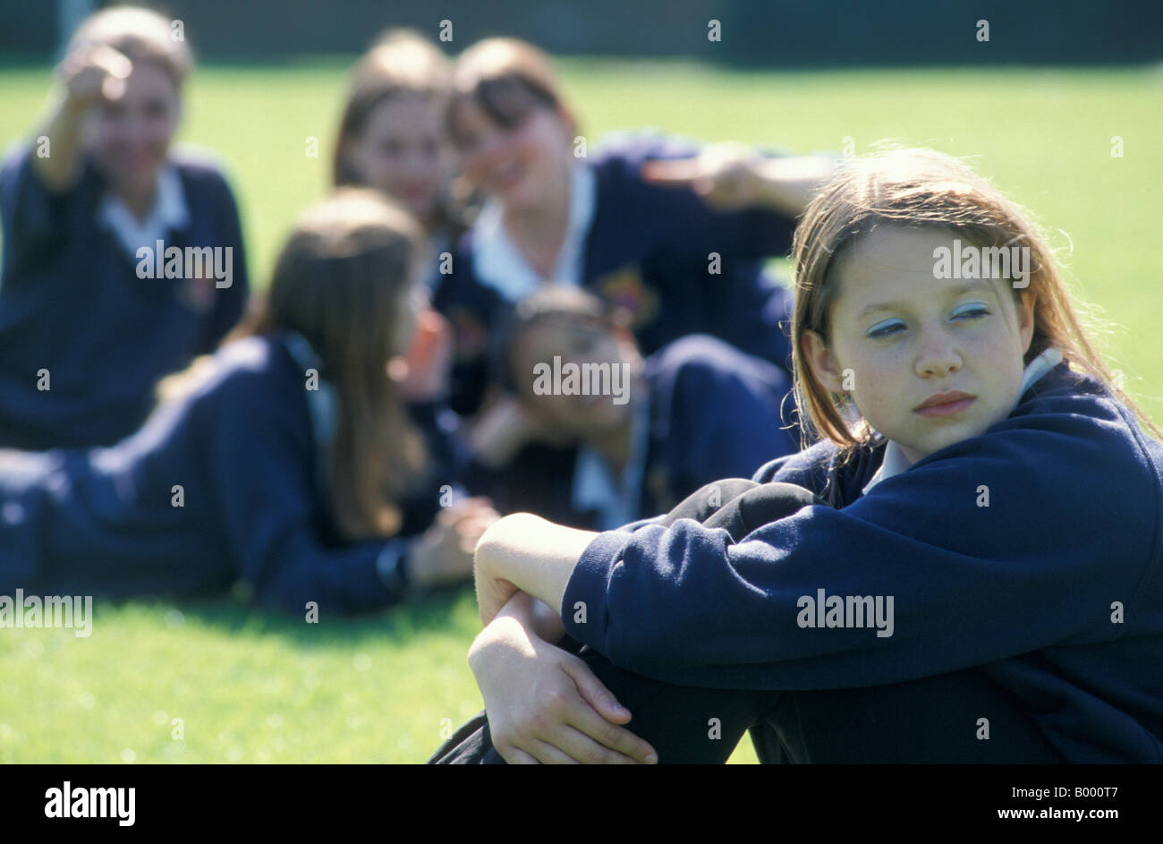 Teens left out group hi-res stock photography and images - Alamy