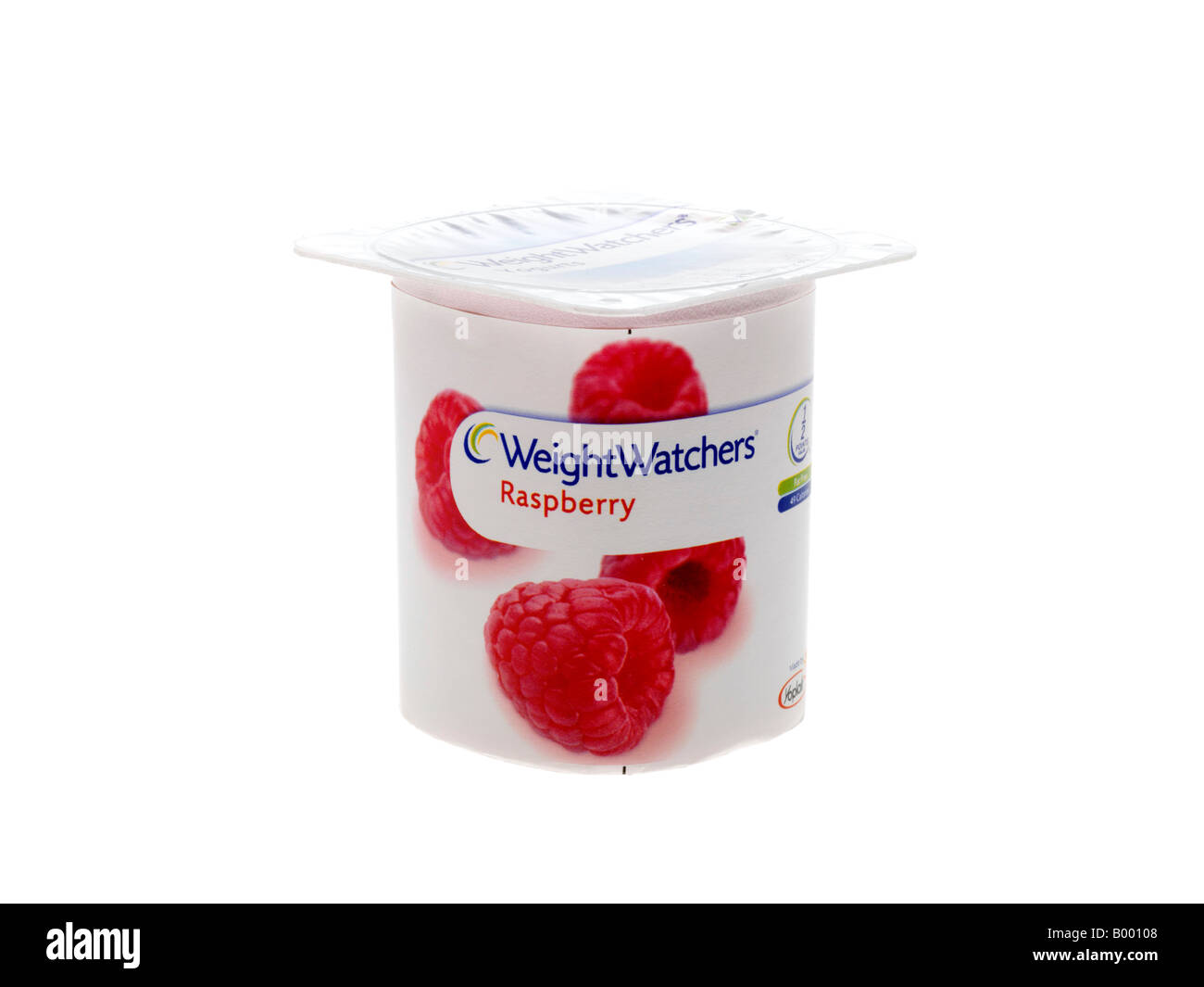 Raspberry Fruit Yogurt Stock Photo - Alamy