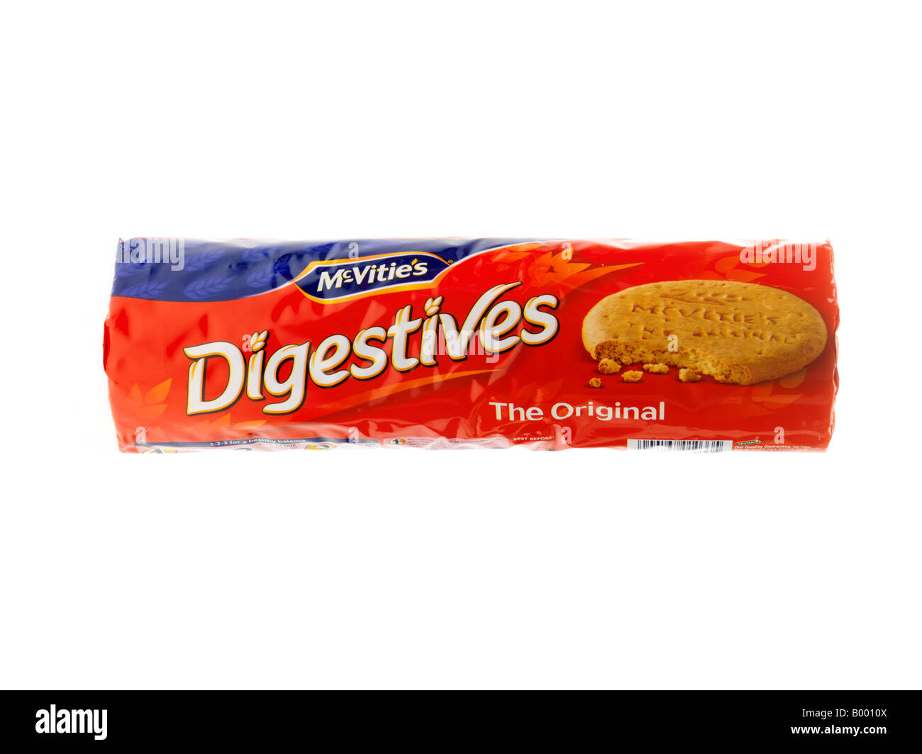 Packet of biscuits plain packaging Cut Out Stock Images & Pictures - Alamy