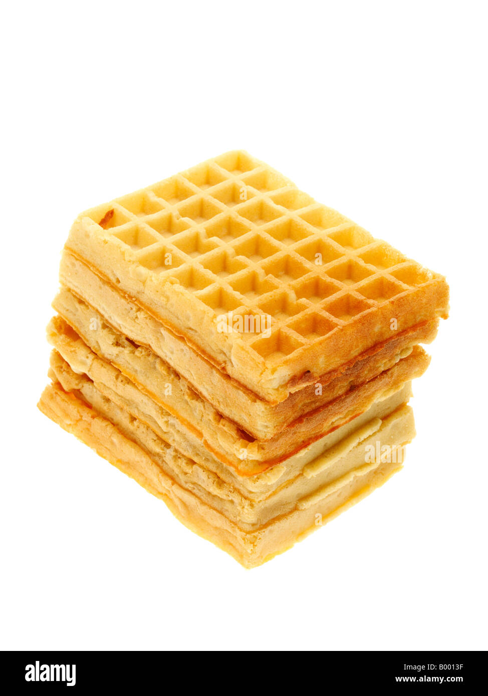 Stack Of Waffles Stock Photo - Alamy
